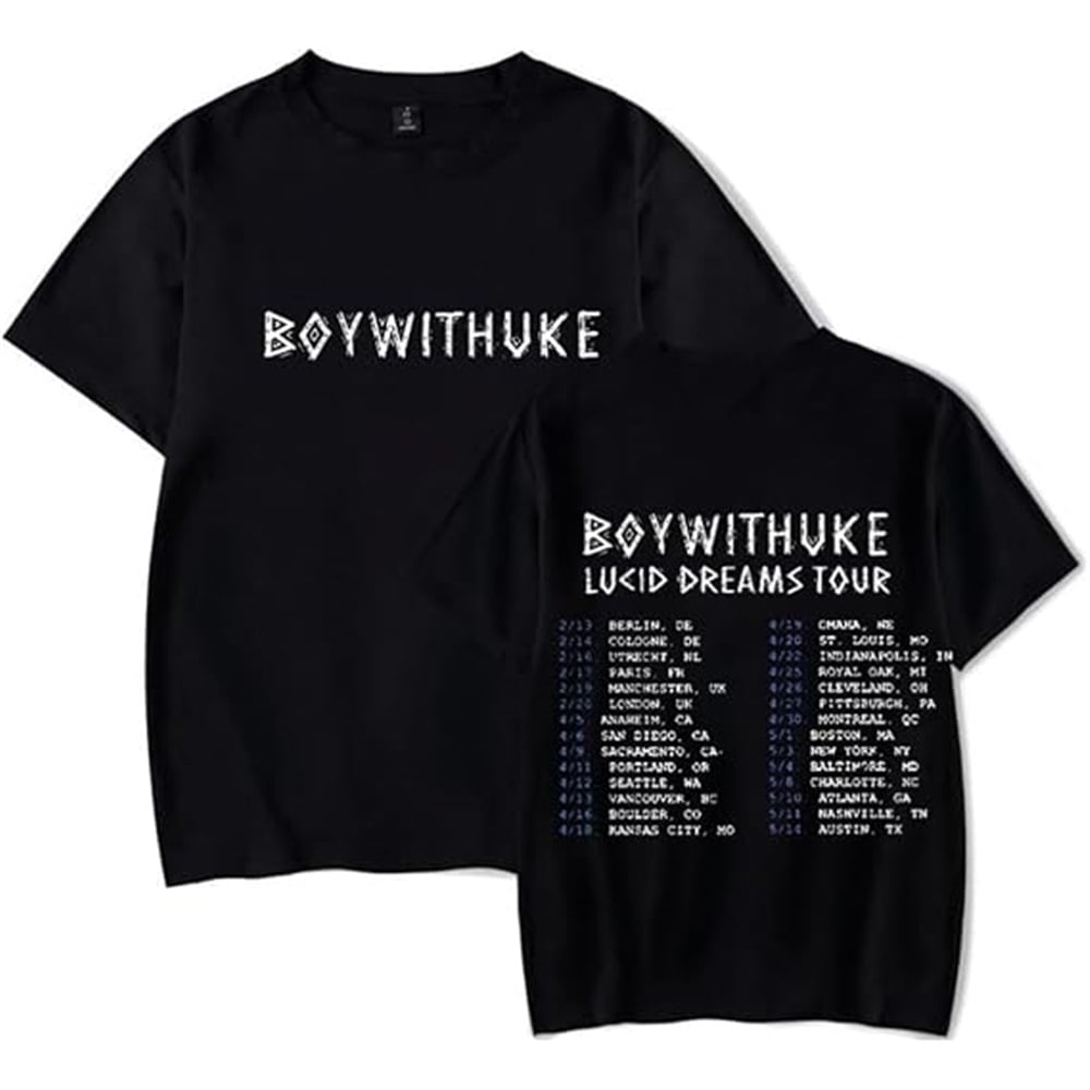 Boywithuke Lucid Dreams Tour 2024 Merch T-Shirt Women Men Crewneck ...