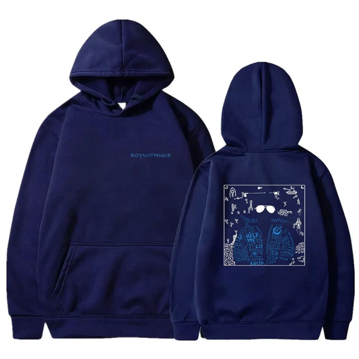 Boywithuke Lucid Dreams Tour 2024 hooded for men drawstring hoodies ...