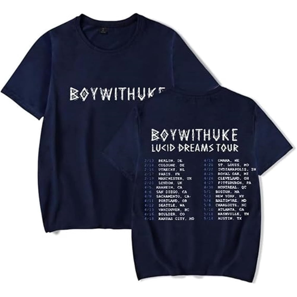 Boywithuke Lucid Dreams Tour Merch T-Shirt Women Men Hip Hop Cotton Tee ...