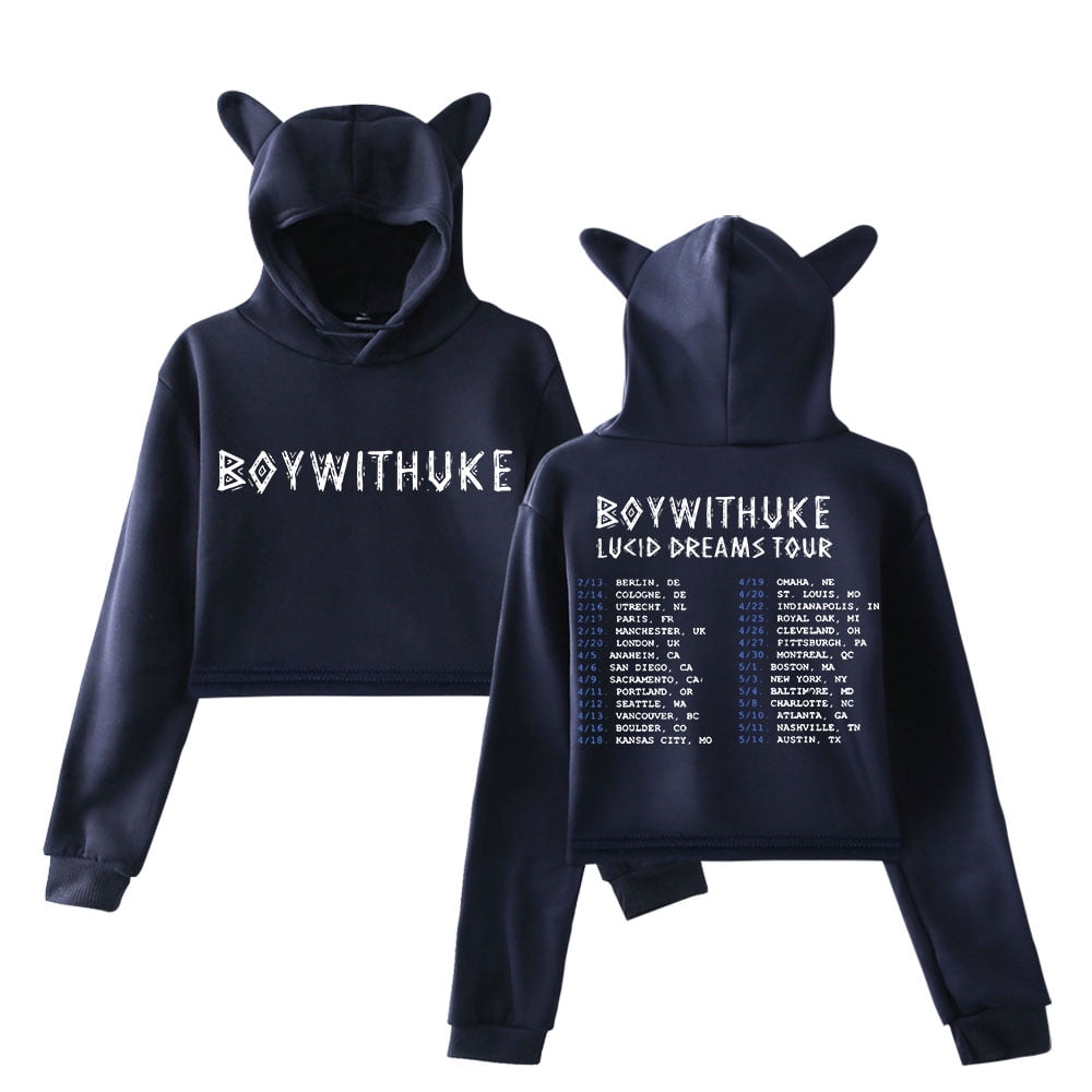 Boywithuke Merch 2024 Lucid Dreams Tour Girl's Cute Cat Ear Boywithuke Merch 2024 Lucid Dreams Tour Girl's Cute Cat Ear