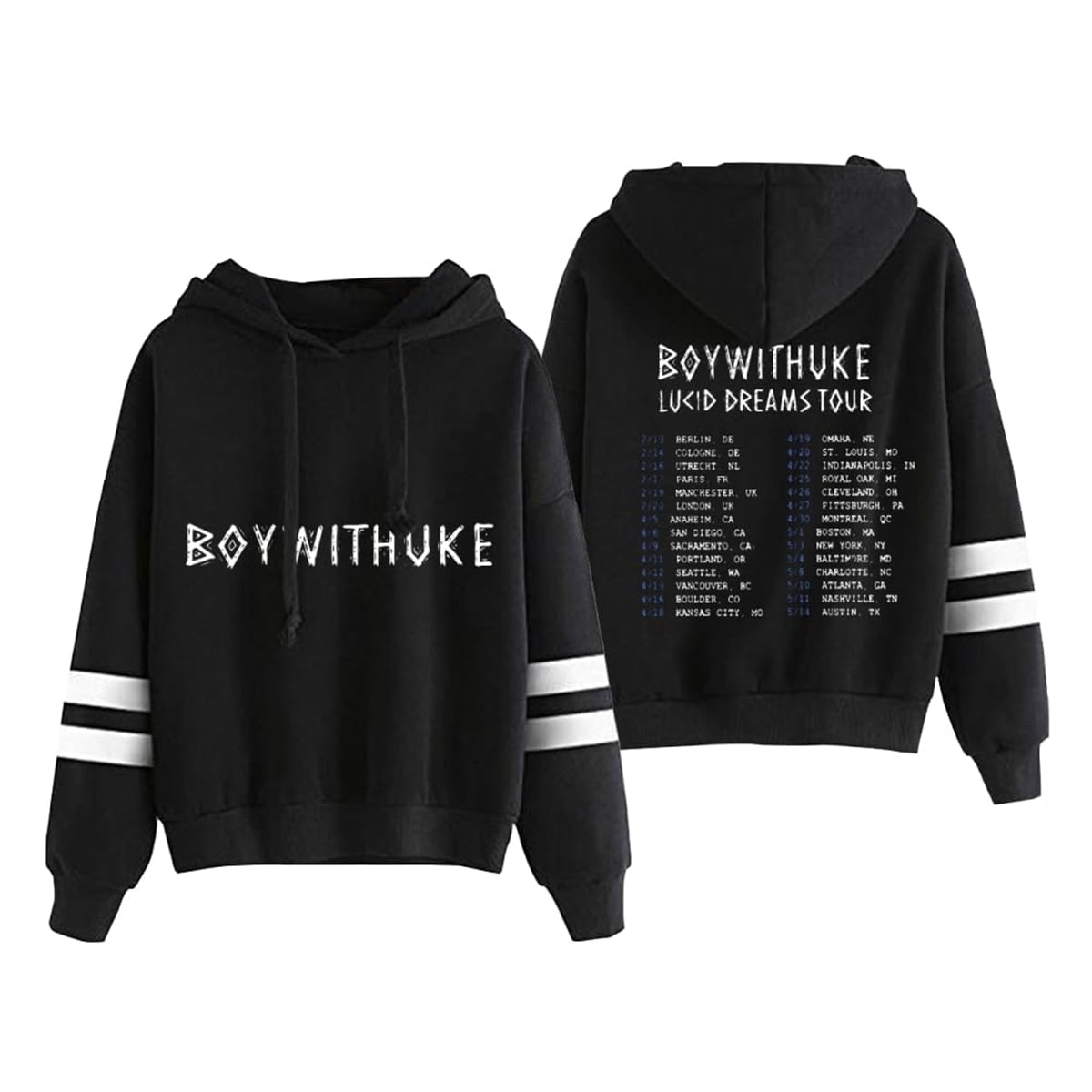 Boywithuke Merch 2024 Lucid Dreams Tour Hoodie Unisex Hooded Sweatshirt ...
