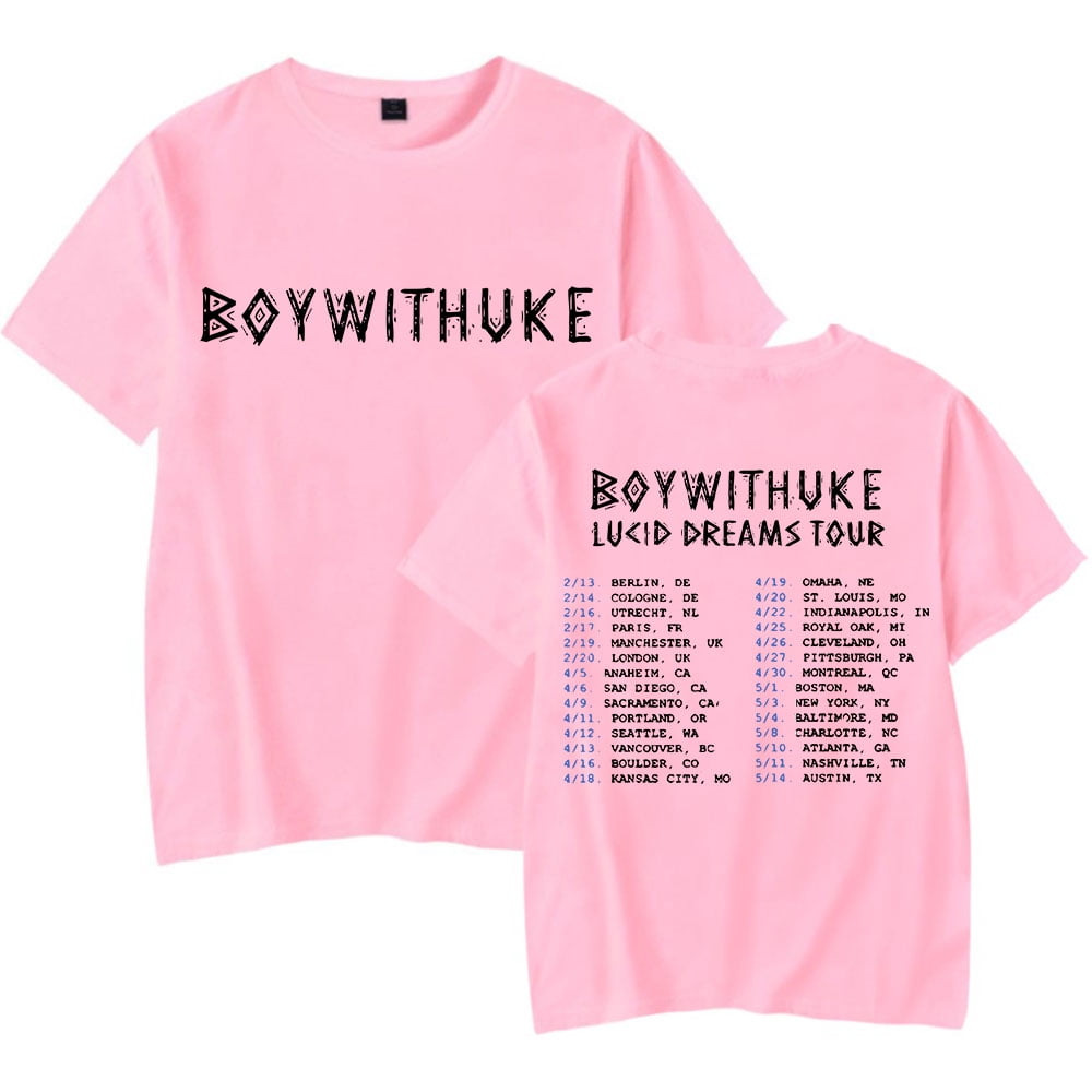 Boywithuke Merch 2024 Lucid Dreams Tour Women Men Summer Short Sleeve ...