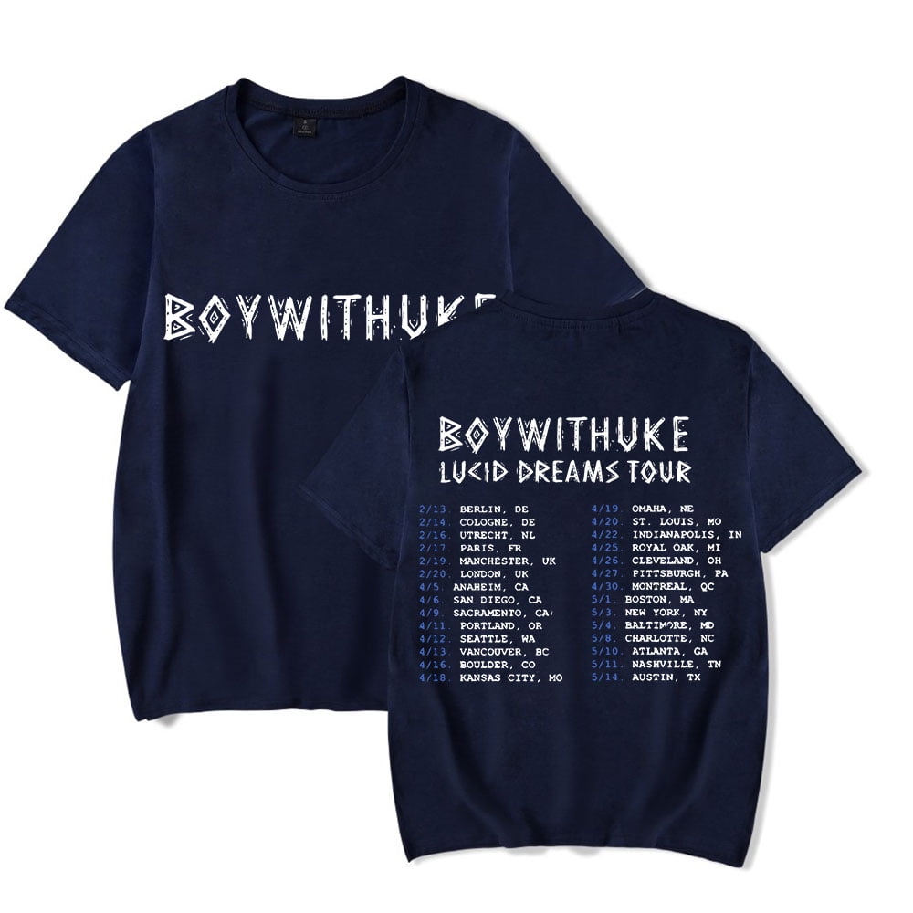 Boywithuke Merch 2024 Lucid Dreams Tour Women Men Summer Short Sleeve ...