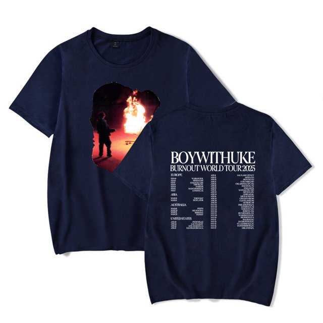 Boywithuke T-Shirt Unisex Short Sleeve Round Neck Tee Streetwear ...