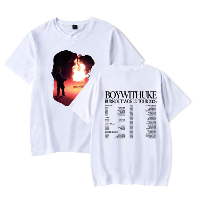 Boywithuke T-Shirt Unisex Short Sleeve Round Neck Tee Streetwear ...