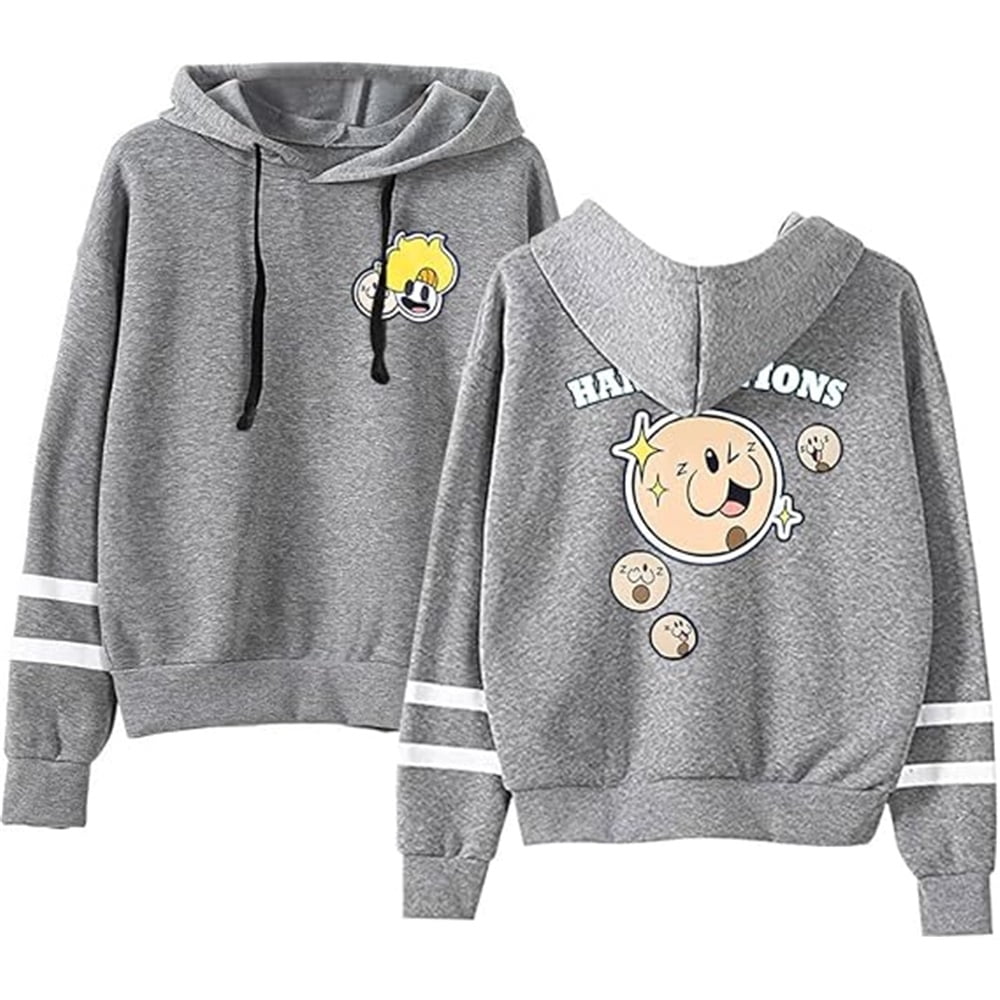 Haminations Hoodie Harajuku Print Unisex Casual Tops Sweatshirts ...
