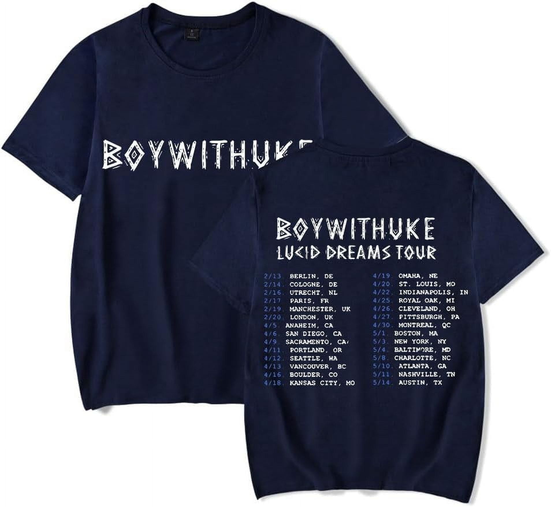 Boywithuke T-shirts 2024 Lucid Dreams Tour Merch round neck Unisex ...