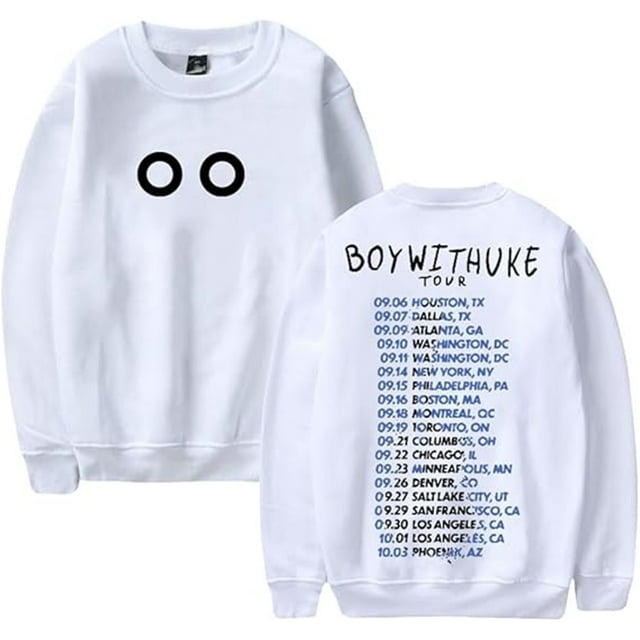 Boywithuke Tour 2024 Merch Crewneck Long Sleeve Streetwear Women Men ...