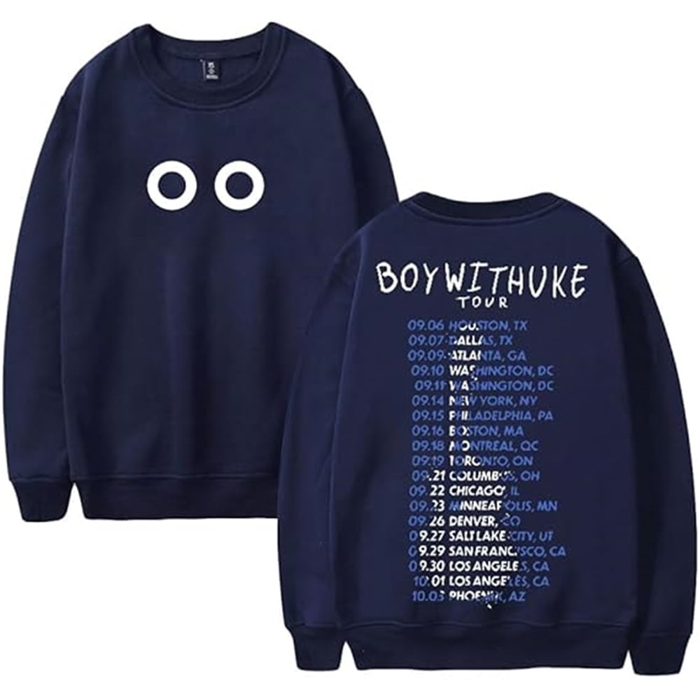 Boywithuke Tour 2024 Merch Crewneck Long Sleeve Streetwear Women Men ...