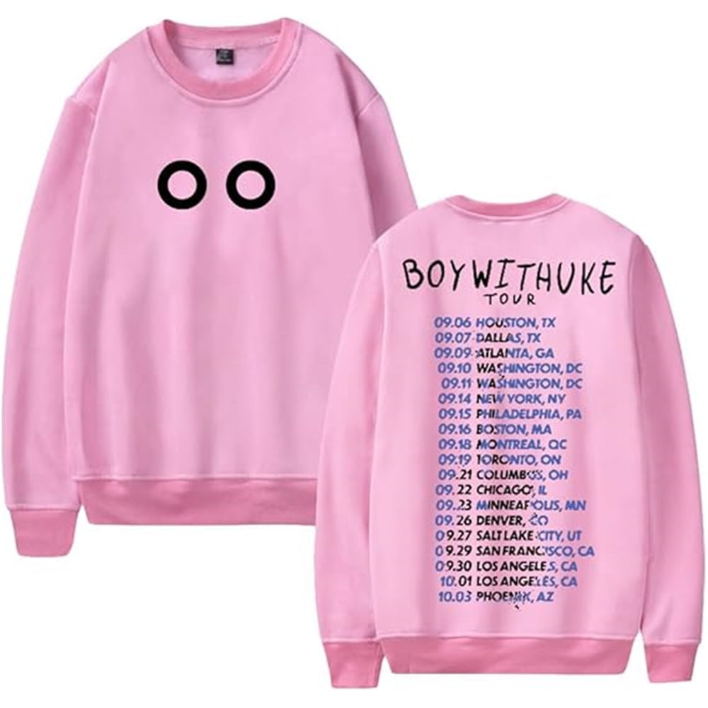 Boywithuke Tour 2024 Merch Crewneck Long Sleeve Streetwear Women Men ...
