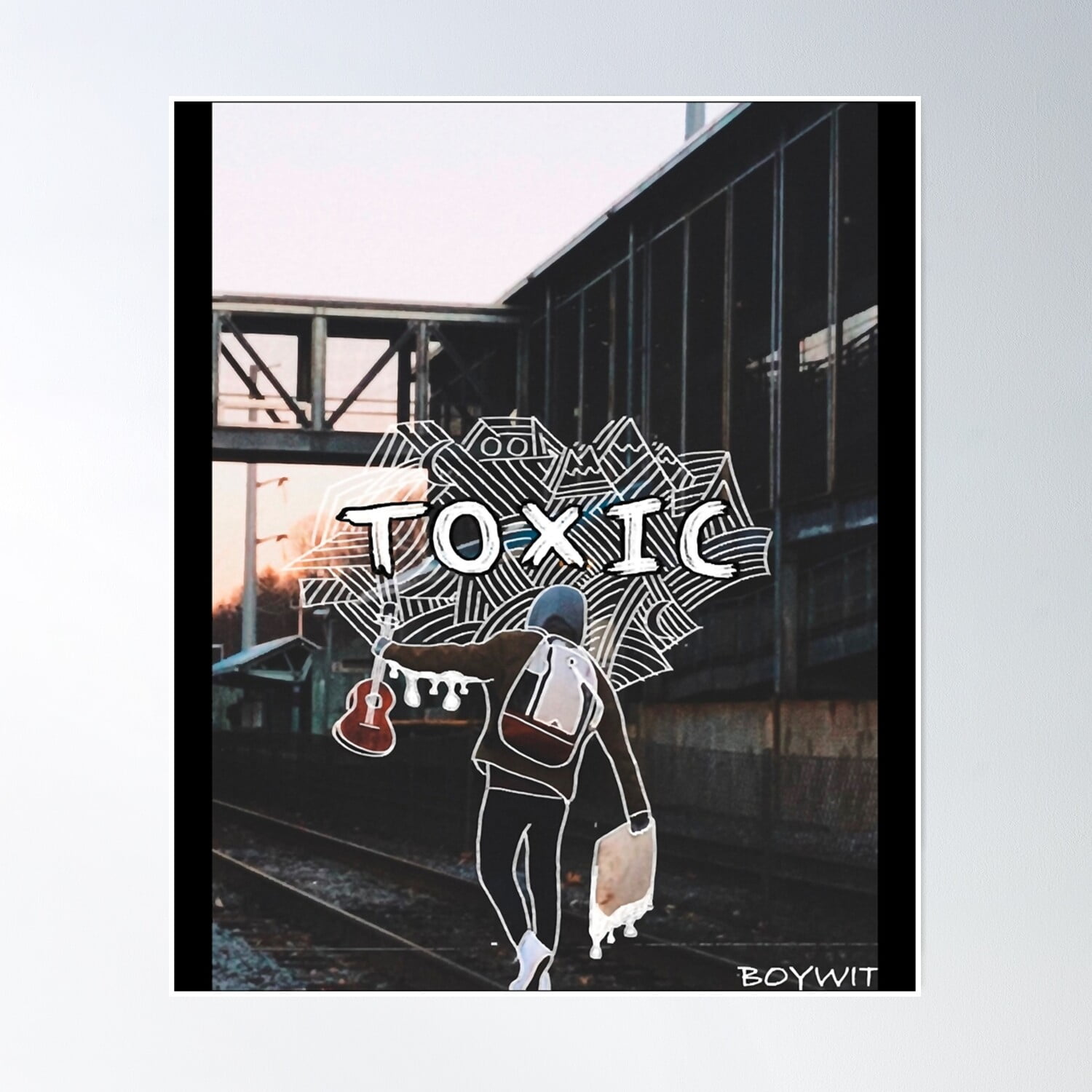 Boywithuke Toxic Poster Wall Art, Modern Wall Decor, 8x12 UNFRAMED ...