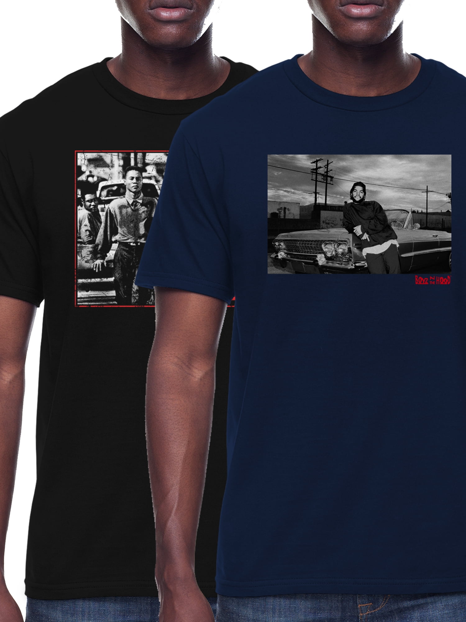 Boyz N The Hood Men's & Big Men's Ice Cube and Impala Graphic Tee ...