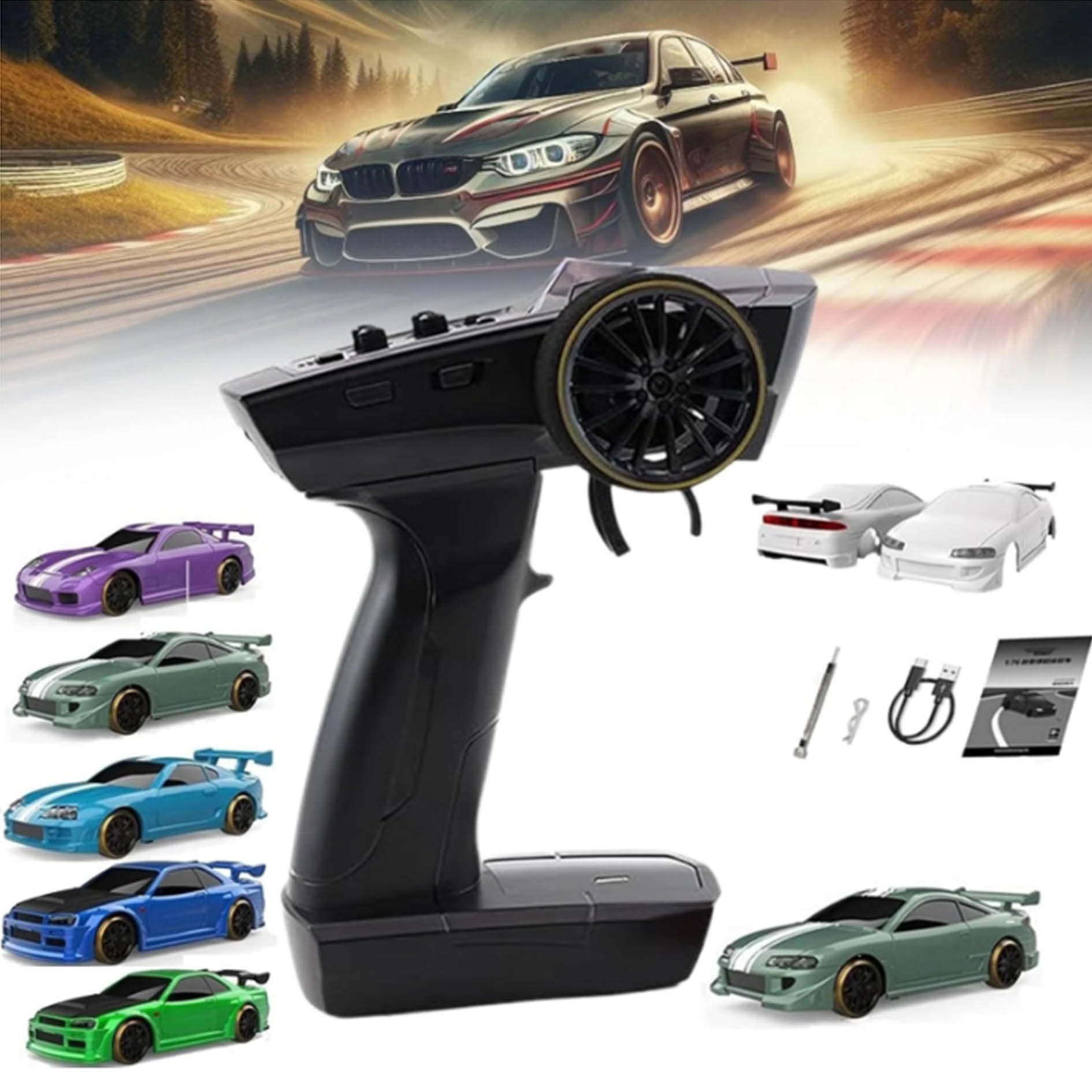 Boyz Rc Car Mini，2024 New 1/43 Rc Car with Underglow, Mini Car, Boyz Rc ...