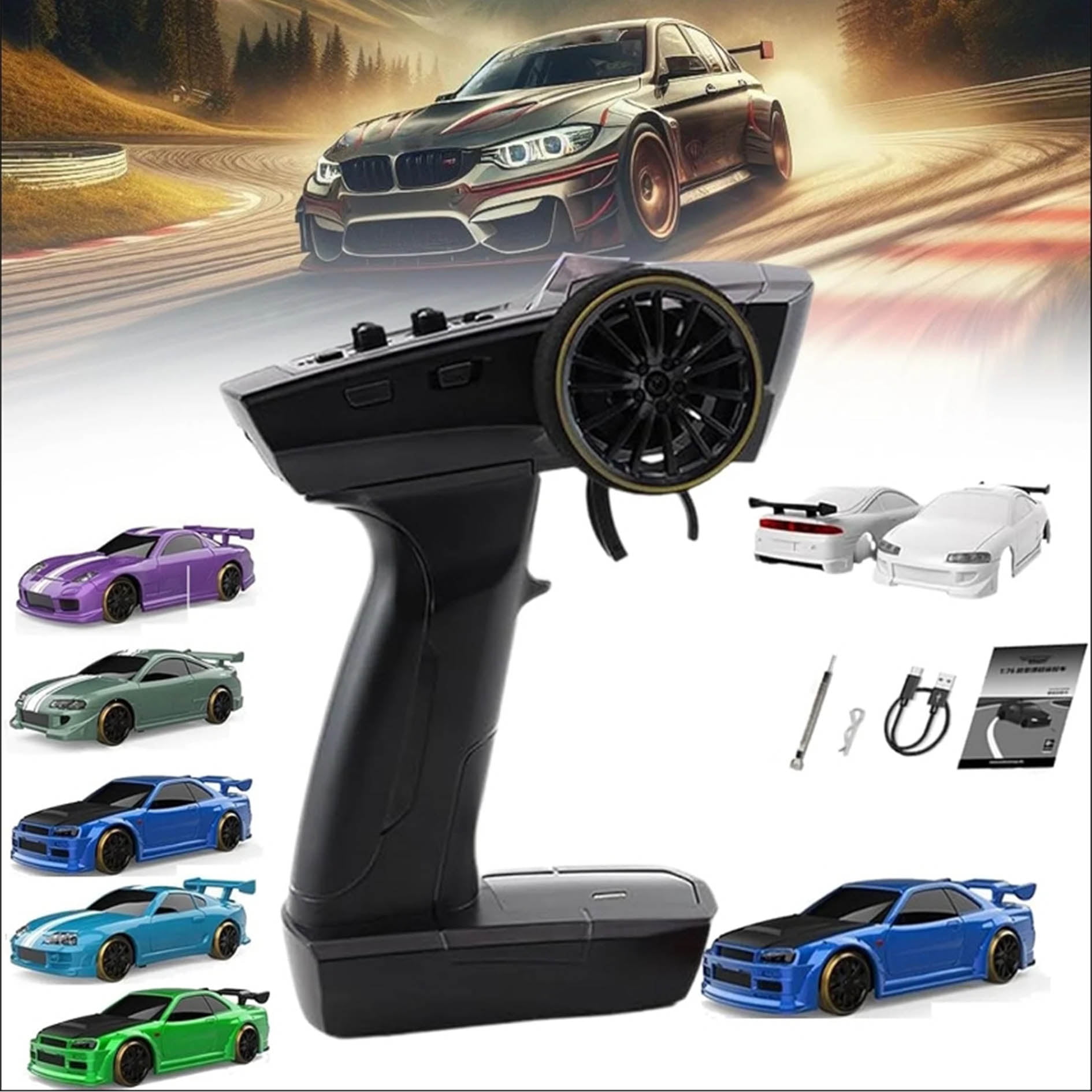 Boyz Rc Car Mini，2024 New 1/43 Rc Car with Underglow, Mini Car, Boyz Rc ...