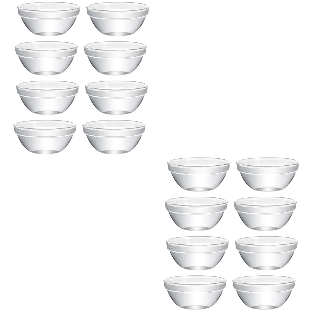Bozai Cake Bowl Small Glass Bowls Tiny Ramekins Glasses Salad Frither ...
