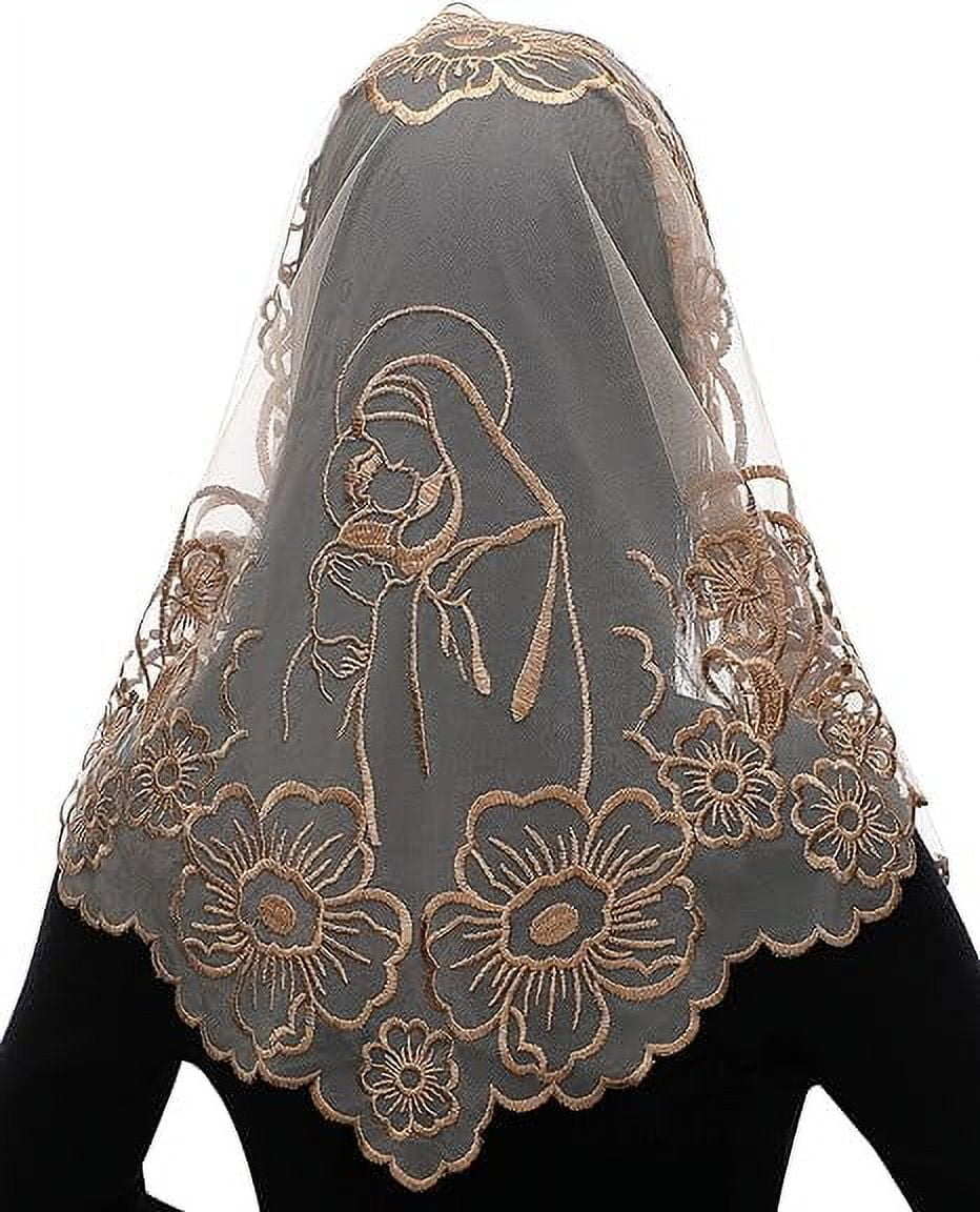 Bozidol Catholic Church Veil Traditional Mass Mantilla Chapel Lace ...