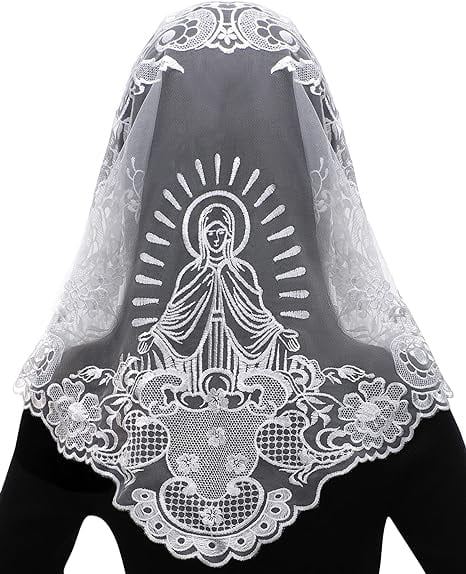Bozidol Chapel Veils for Mass Triangle Orthodox Prayer Head Covering ...