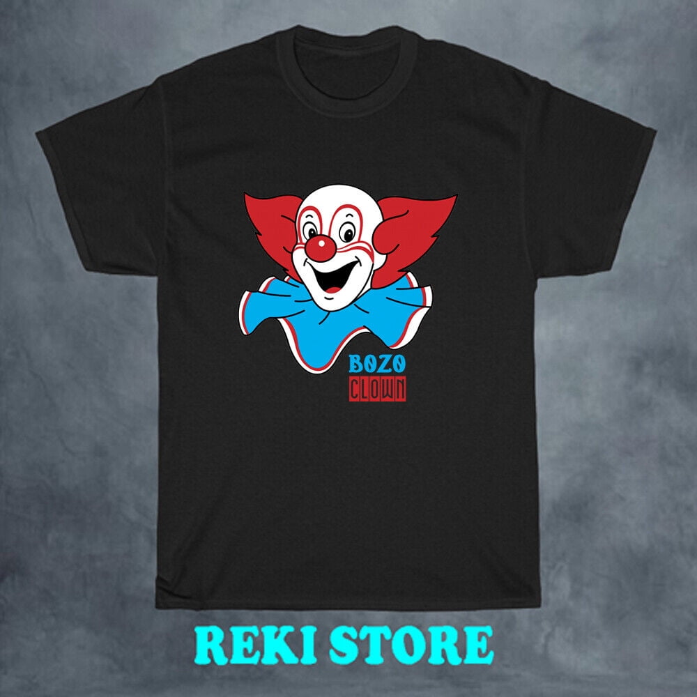 Bozo The Clown TV Show Men's Black T-shirt Size S-5XL - Walmart.com