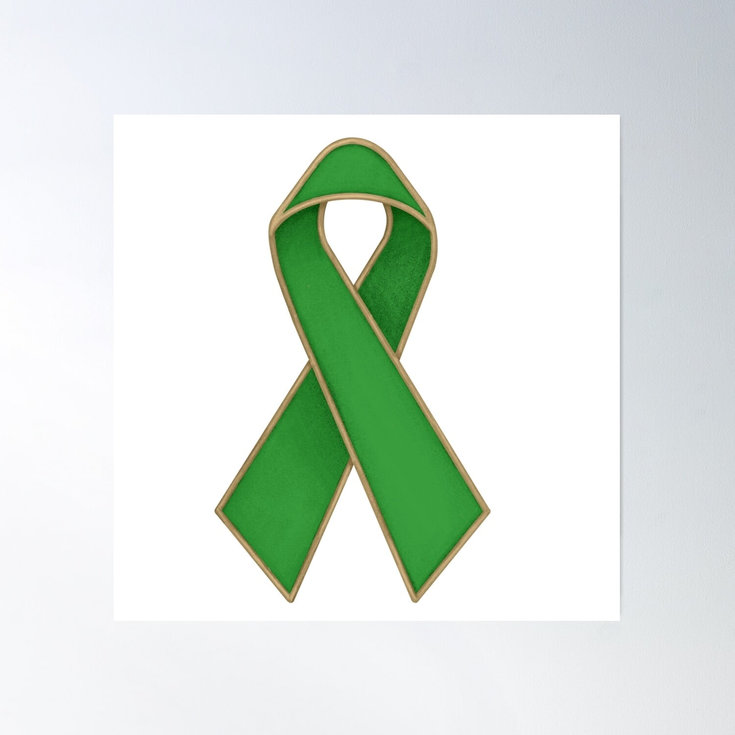 Bpd Ribbon - Bipolar Personality Disorder Ribbon Poster Wall Art ...