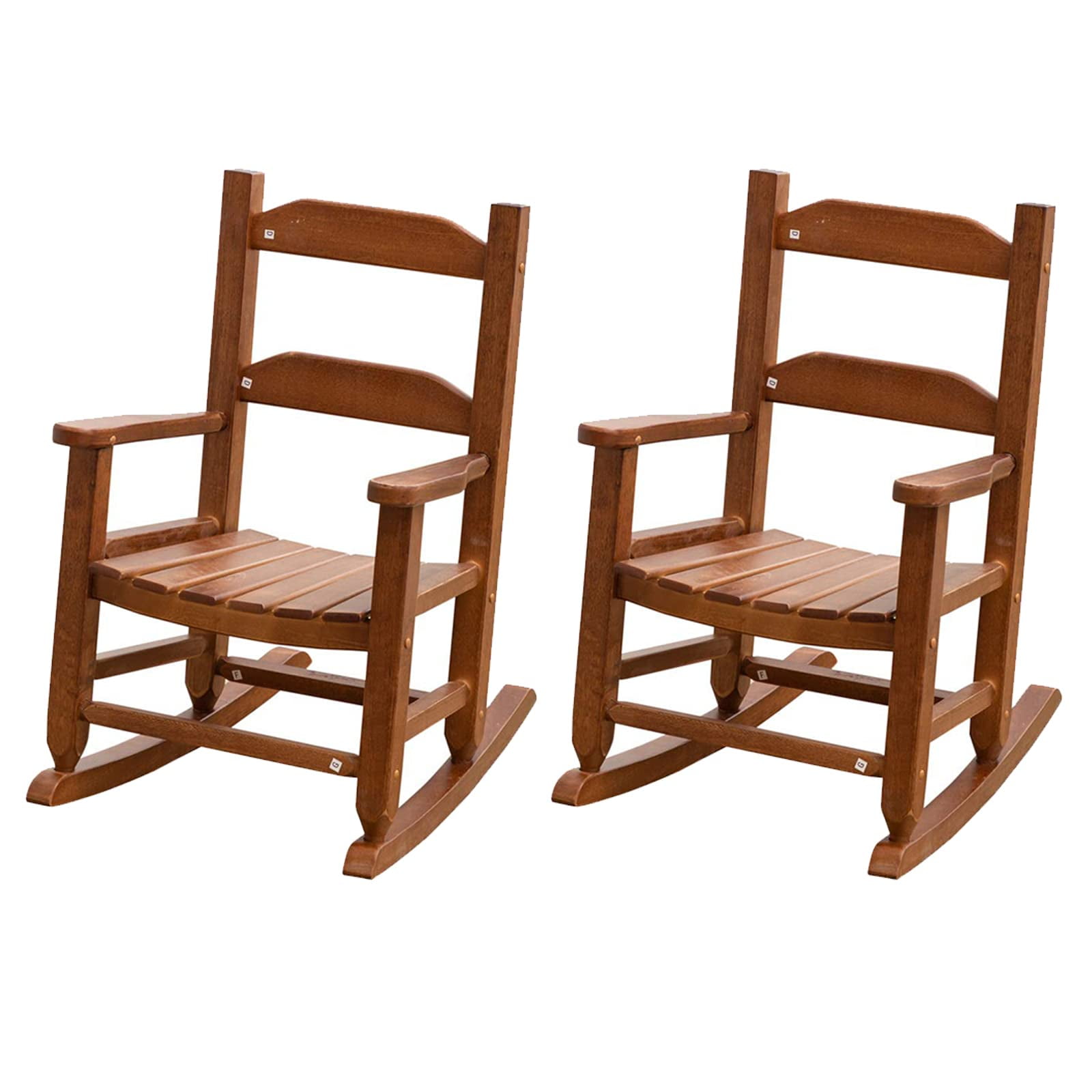 BplusZ Kid's Patio Rocking Chairs Set of 2: Small Indoor/Outdoor Rocker ...
