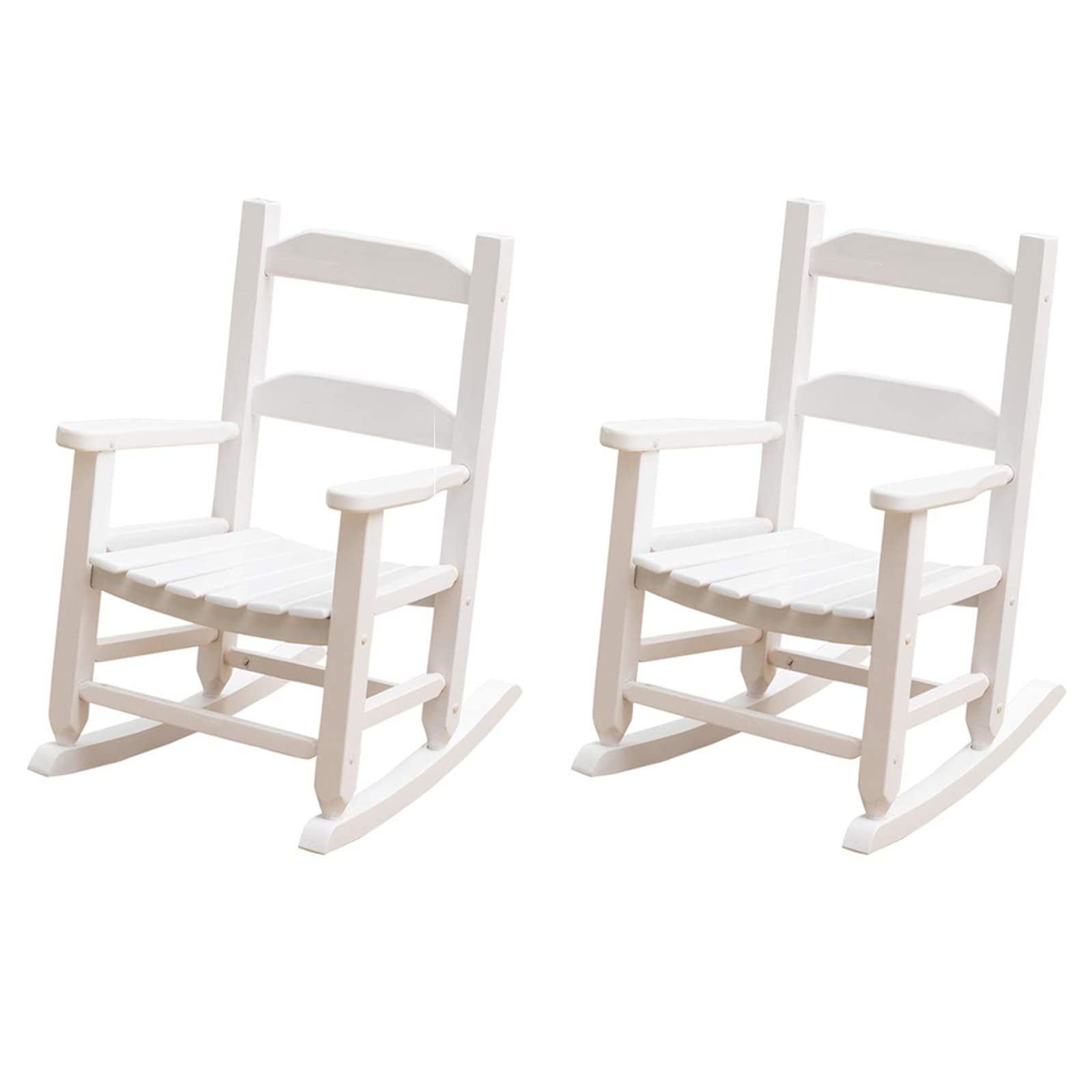 BplusZ Kid's Patio Rocking Chairs Set of 2: Small Indoor/Outdoor Rocker ...