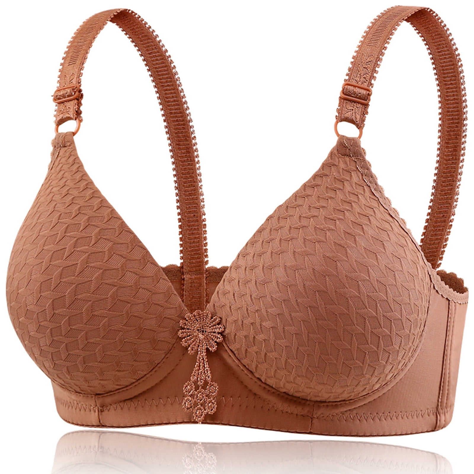 Bpmpbo Bras for Women, Plus Size Printing Bras Thin Style Breathable ...
