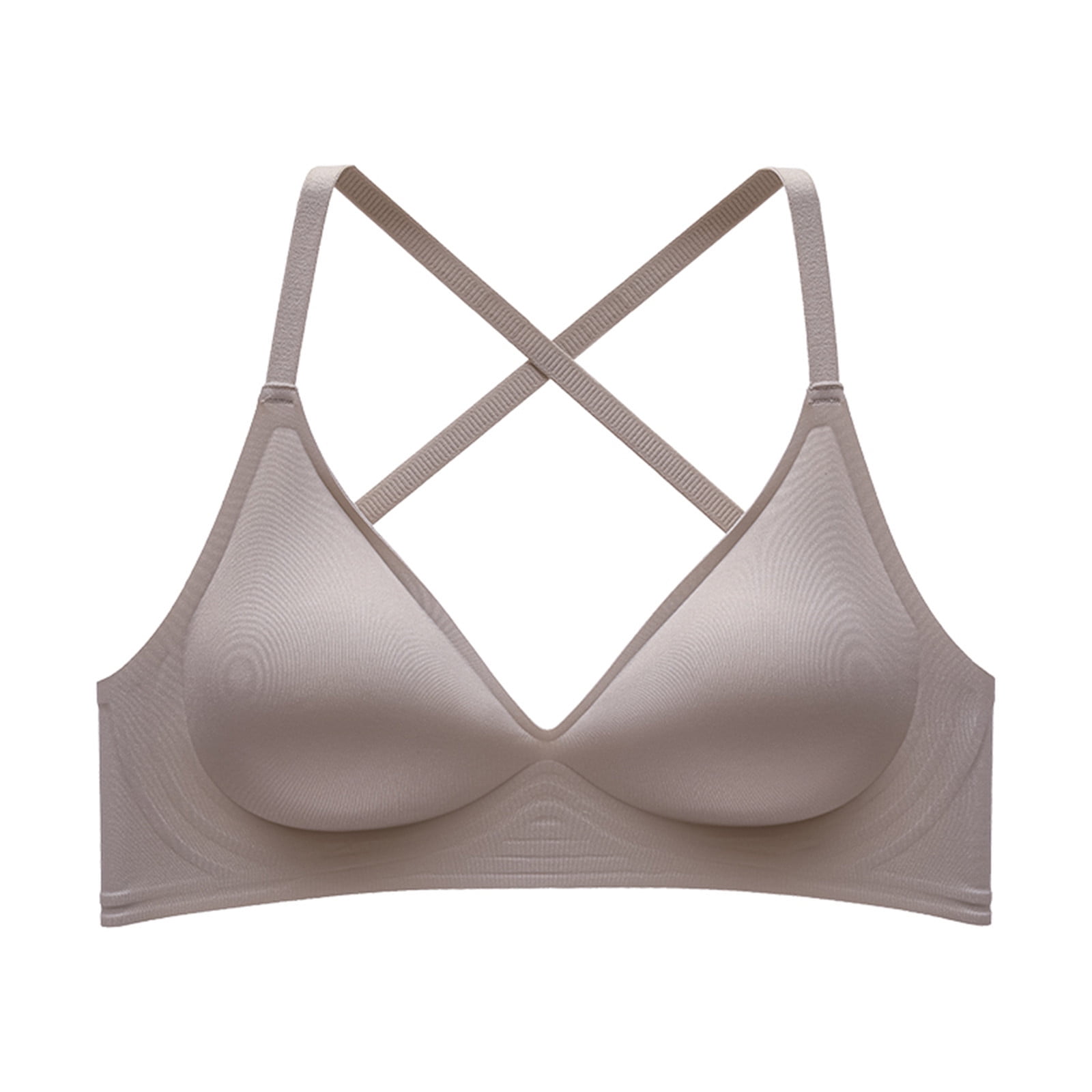 Bpmpbo Bras for Women, Seamless Underwear Invisible Bralettes Solid ...