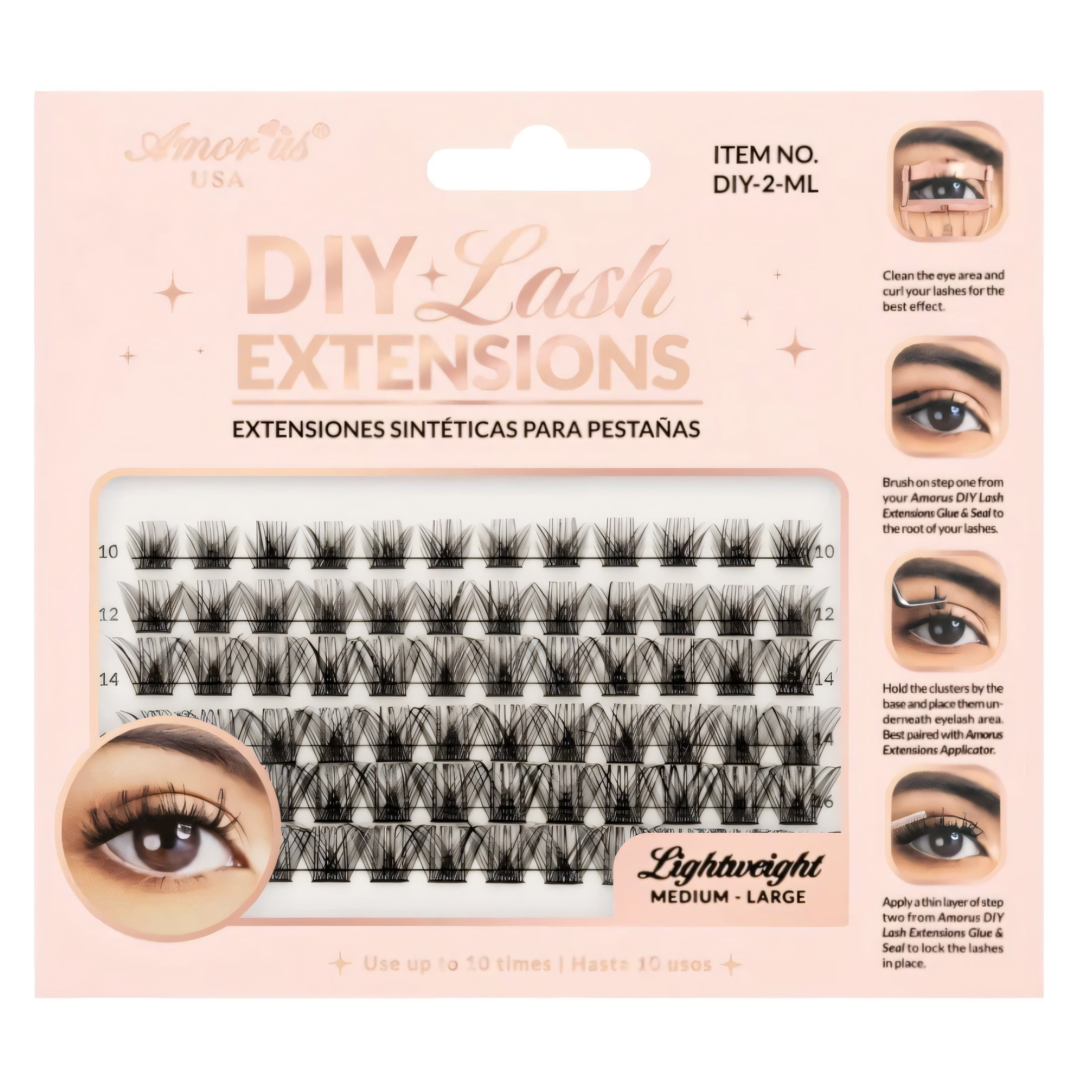 Bpolished Beauty Supply Amor Us Diy Lash Extensions Set - Diy Lashes 2 ...