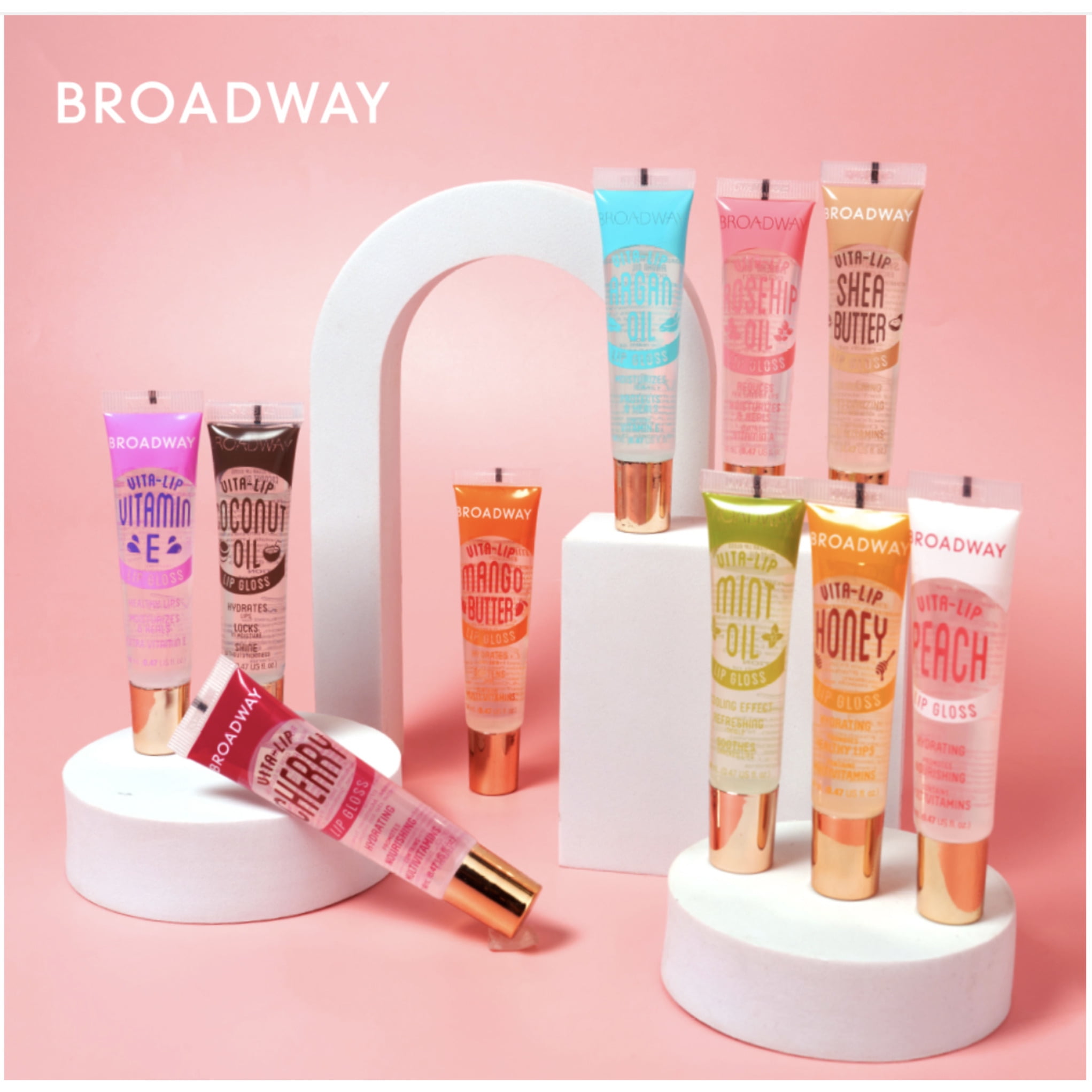 Bpolished Beauty Supply Broadway Vita-lip Clear Lip Gloss .47 Oz - Mint ...