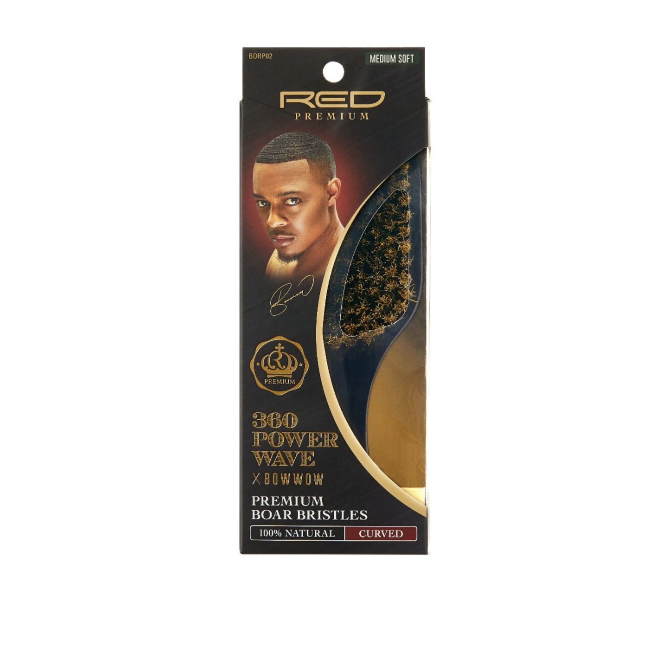 Bpolished Beauty Supply Red Premium | 360 Power Wave X Bow Wow Brush ...