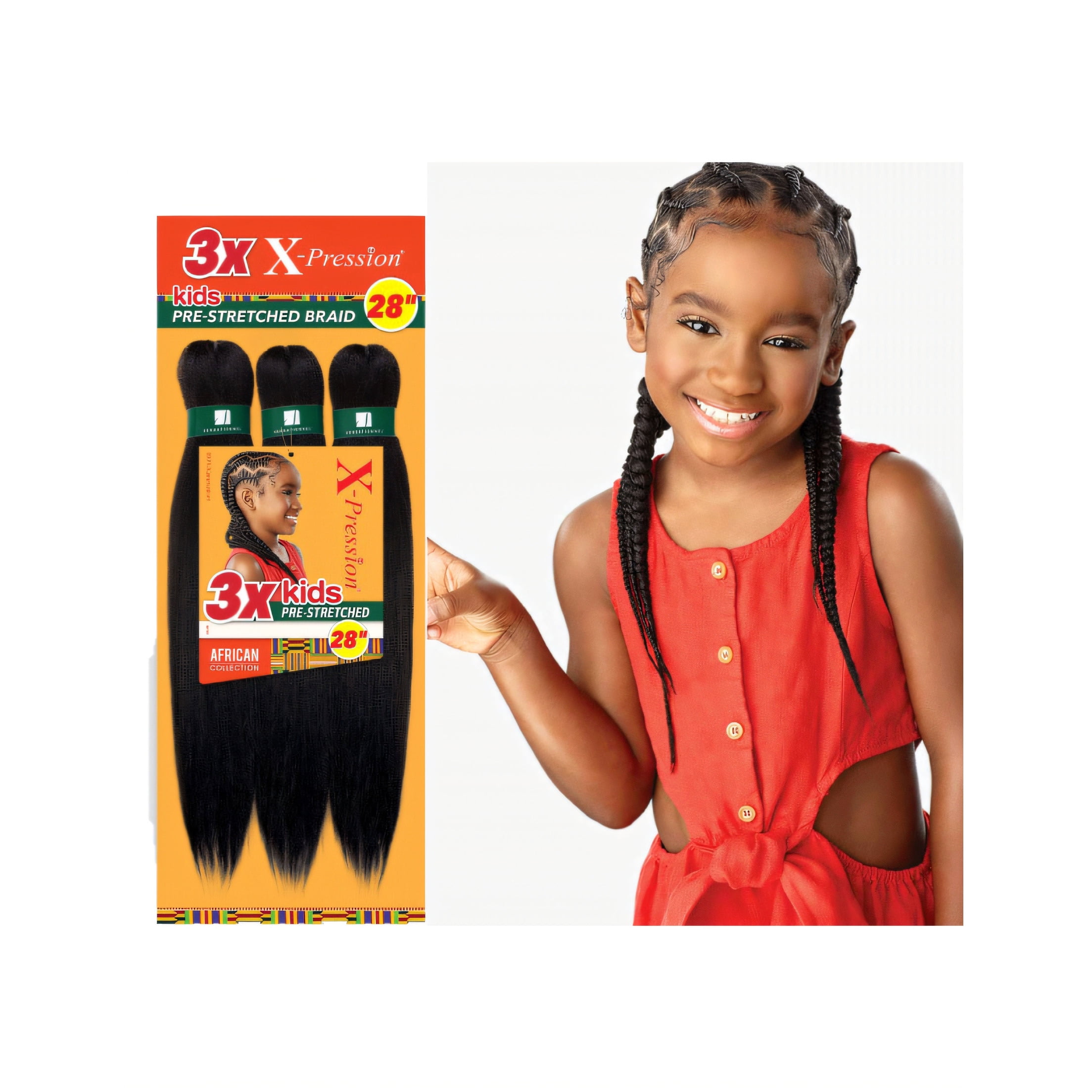 Bpolished Beauty Supply Sensationnel X-pression 3x Pre-streched Braid ...