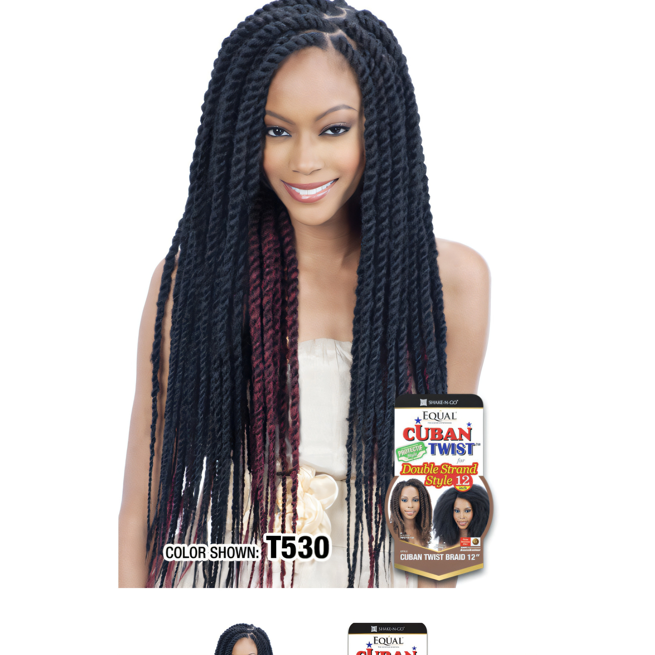 Bpolished Beauty Supply Shake-n-go Cuban Twist Braid - 1 / 16 ...