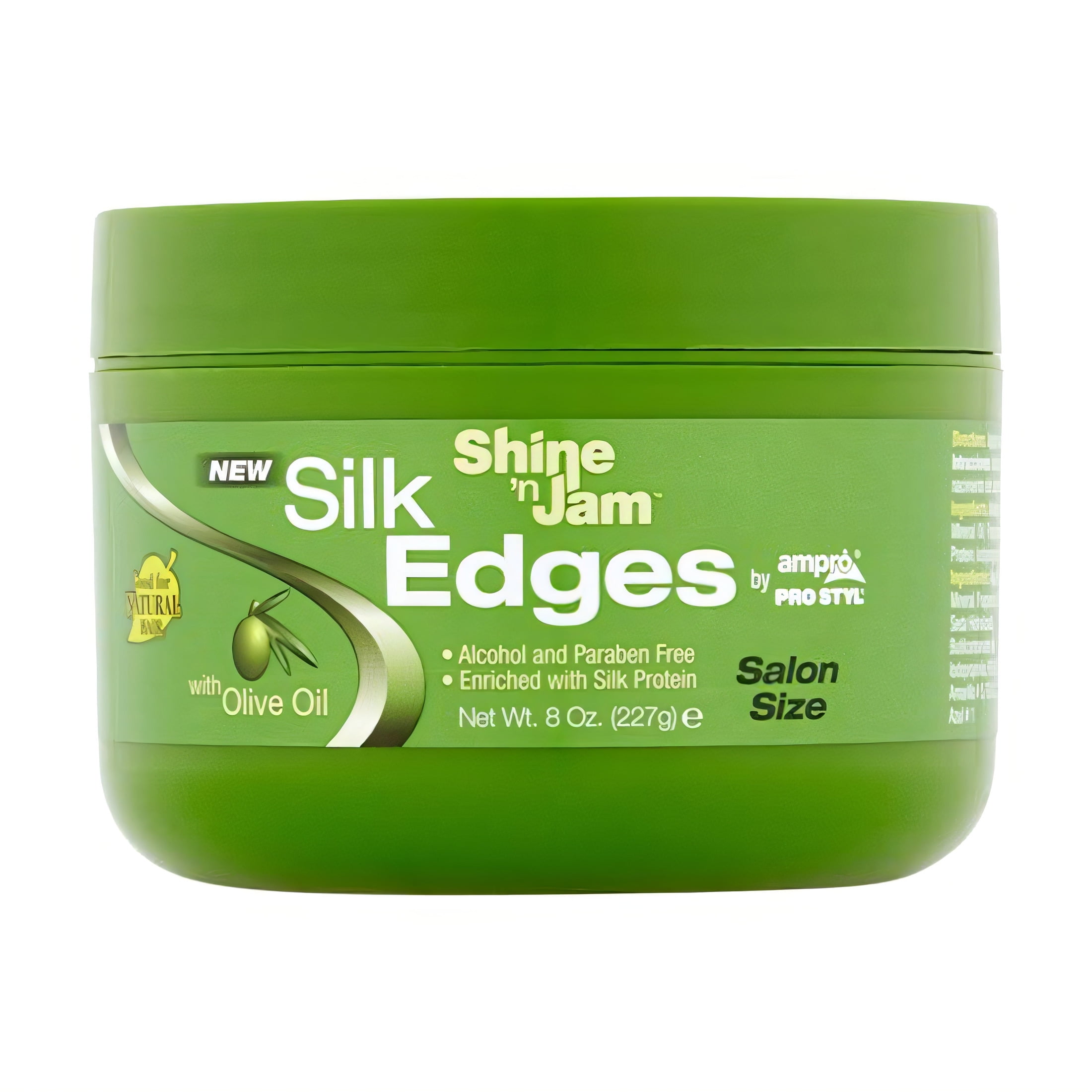 Bpolished Beauty Supply Shine & Jam Olive Edge Silk Edges (Salon Size ...