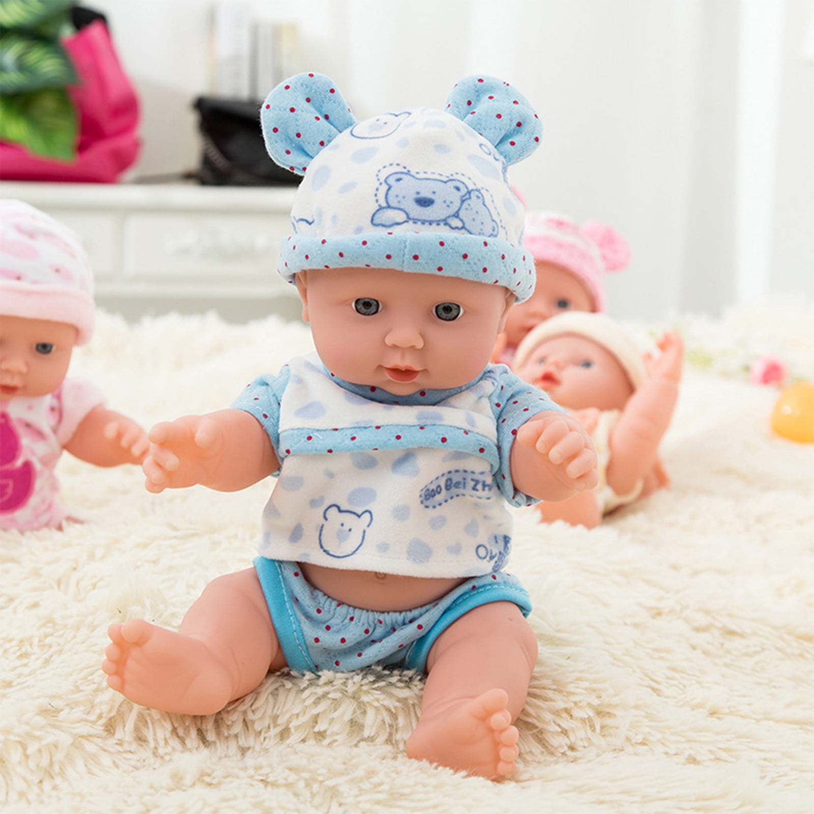 Bpyeka 12 Inch Doll with Accessories Set Soft Dolls for 3+ Year Old ...