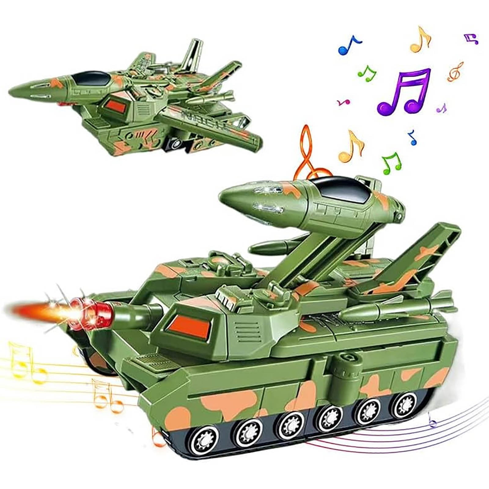 Bpyeka 2024 New Universal Deformation Toy Car with Light Music ...