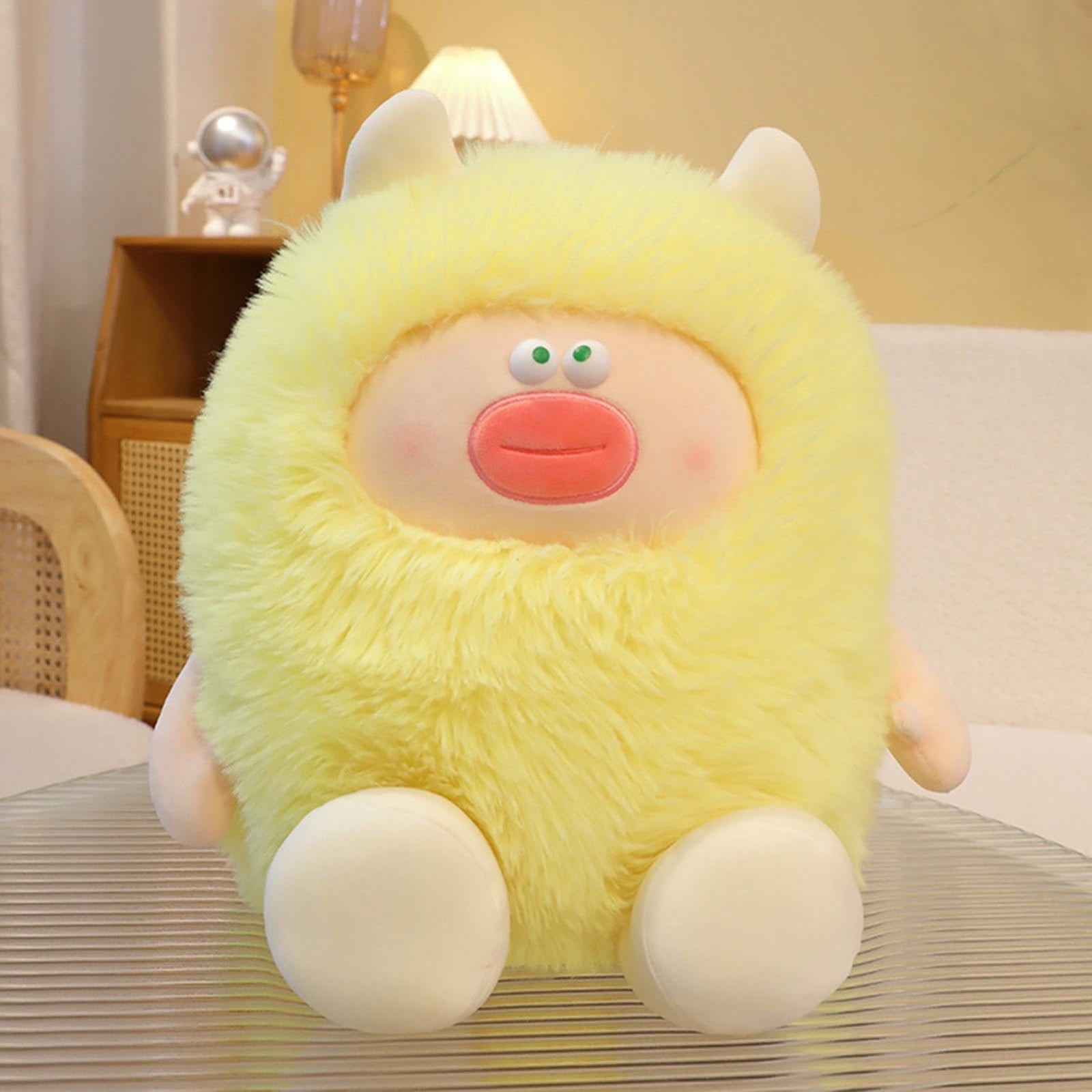 Bpyeka Cute Little Furry Monsters Cute Devil Plushies Stuffed Animals ...