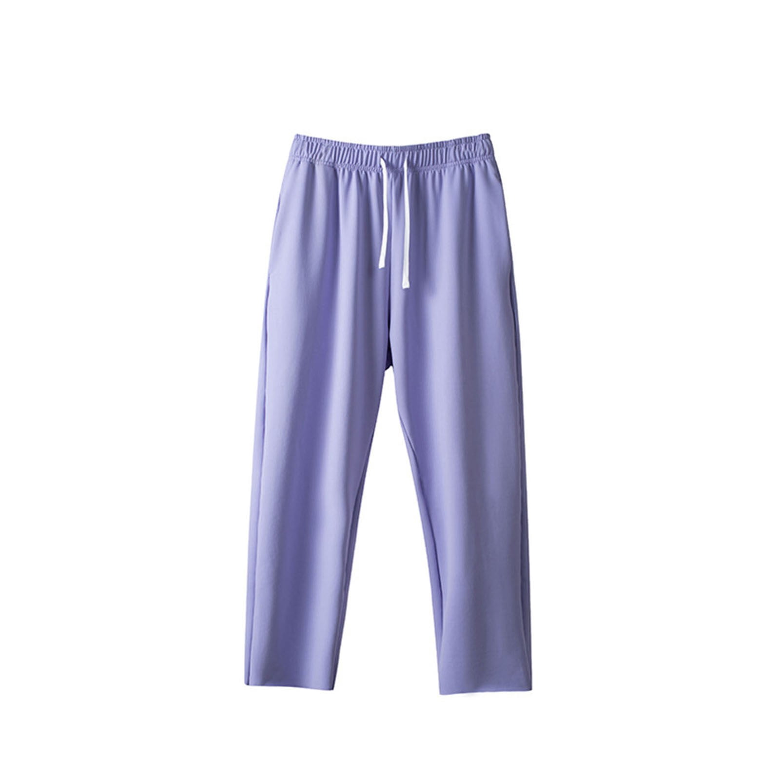 Bpyeka Men's Athletic Capri Pants, Lightweight Drawstring Waist Pants ...
