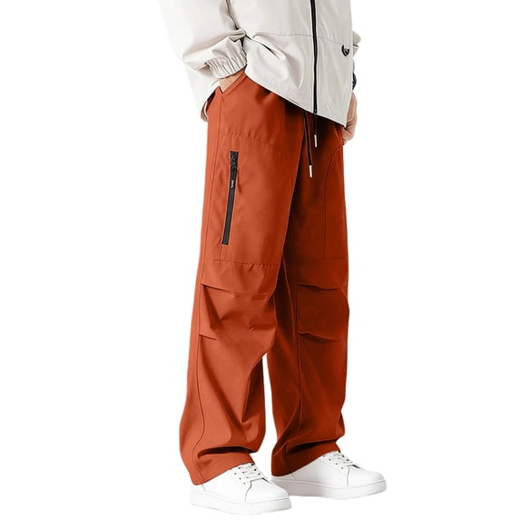 Bpyeka Men's Cargo Jogger, Lightweight Drawstring Waist Water Resistant ...