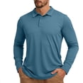 Bpyeka Men's Casual Long Sleeve Shirt, Button Placket Collared Neck ...