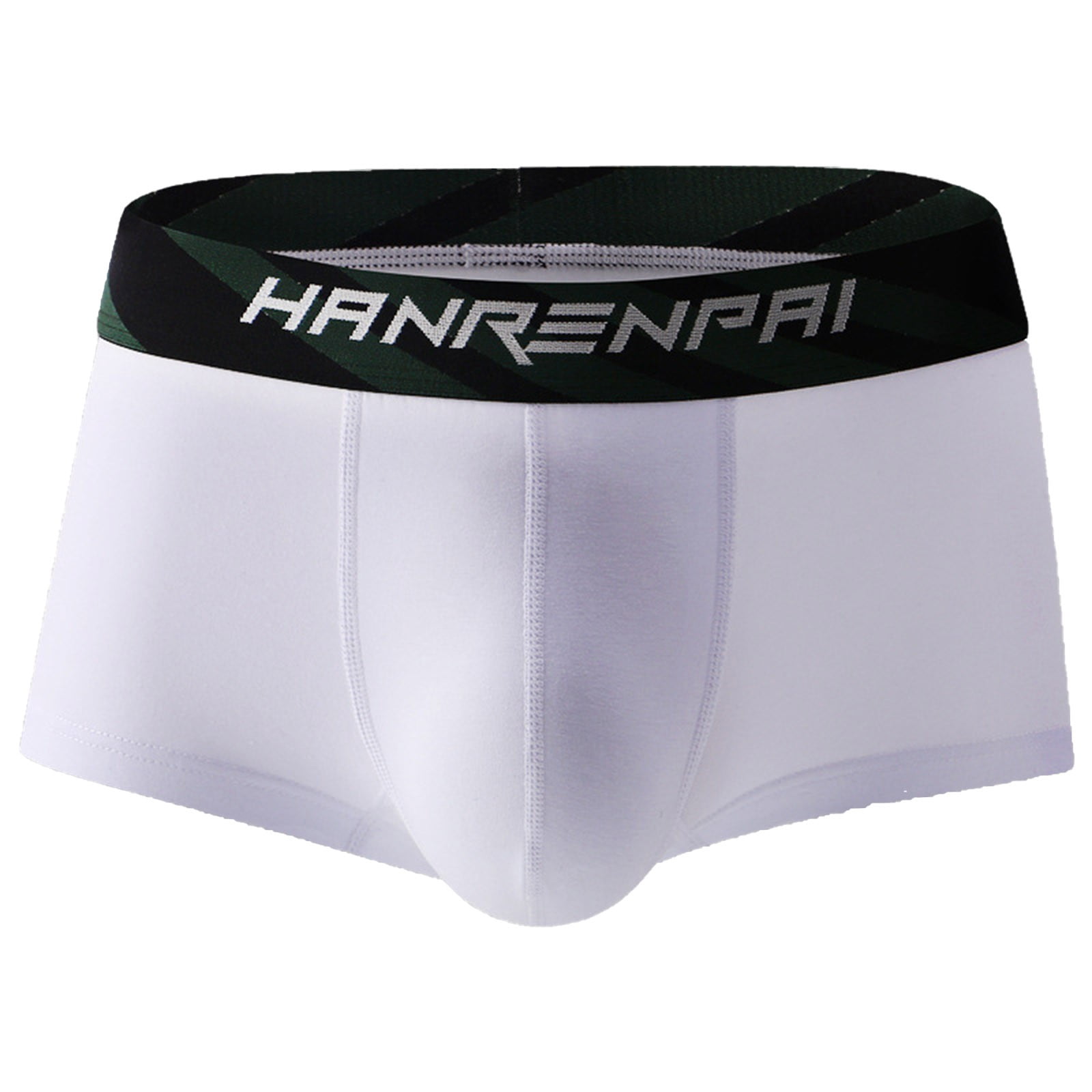 Bpyeka Men's Cotton Stretch Waist Boxer Briefs, Breathable Comfortable ...