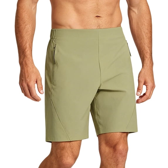 Bpyeka Men's Straight Leg Loose Utility Shorts, Adjustable Waist Design ...