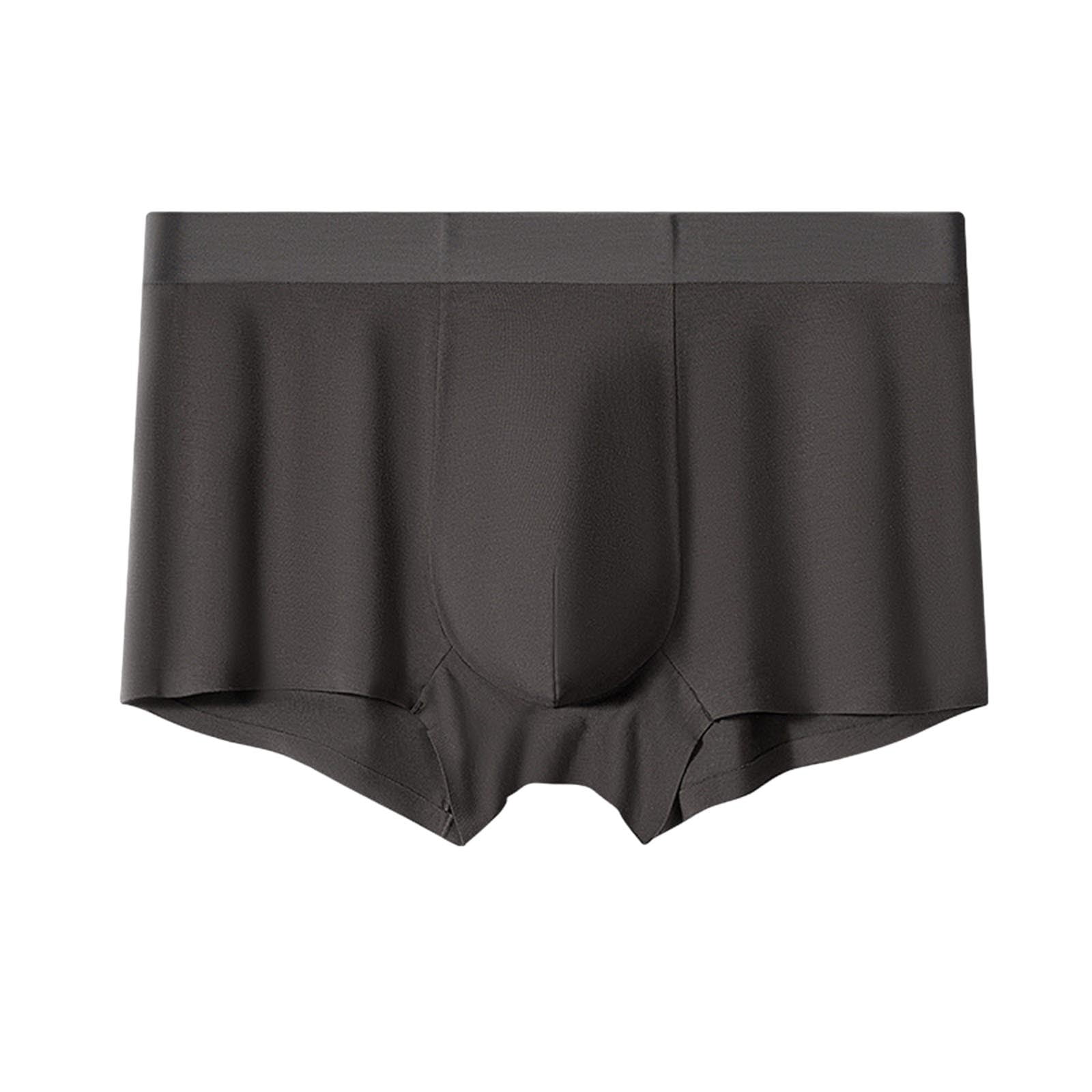 Bpyeka Men's Stretch Comfort Modal Boxer Briefs, Solid Color Underwear ...