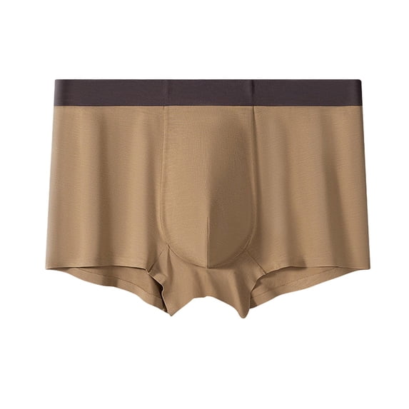Bpyeka Men's Stretch Comfort Modal Boxer Briefs, Solid Color Underwear ...