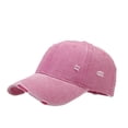 Bpyeka Men's Vintage Washed Cotton Baseball Cap, Distressed Casual ...