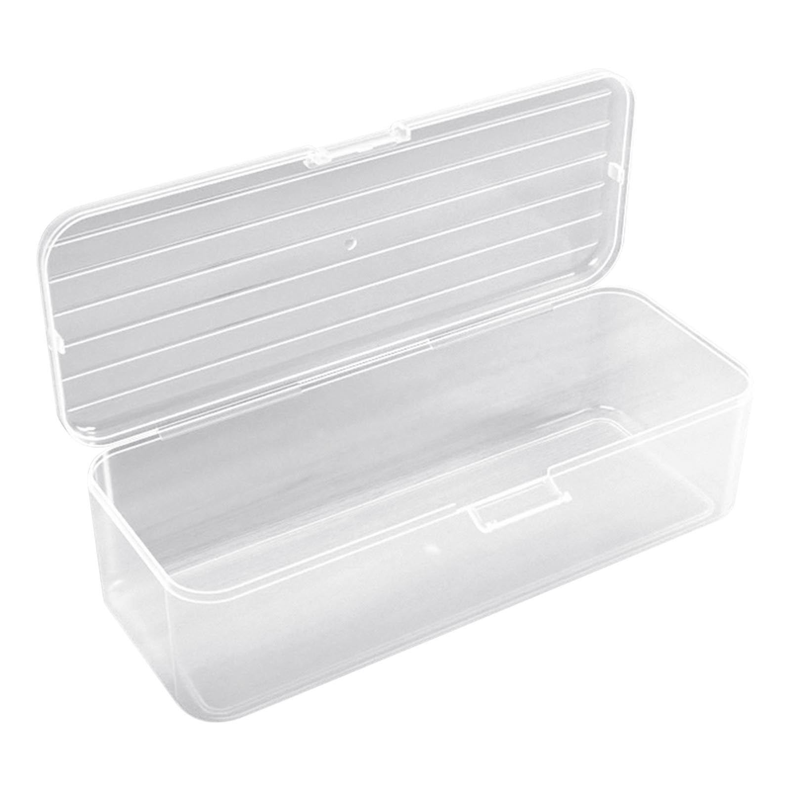 Bpyeka Pencil Box Transparent Large Capacity Desktop Stationery Storage ...