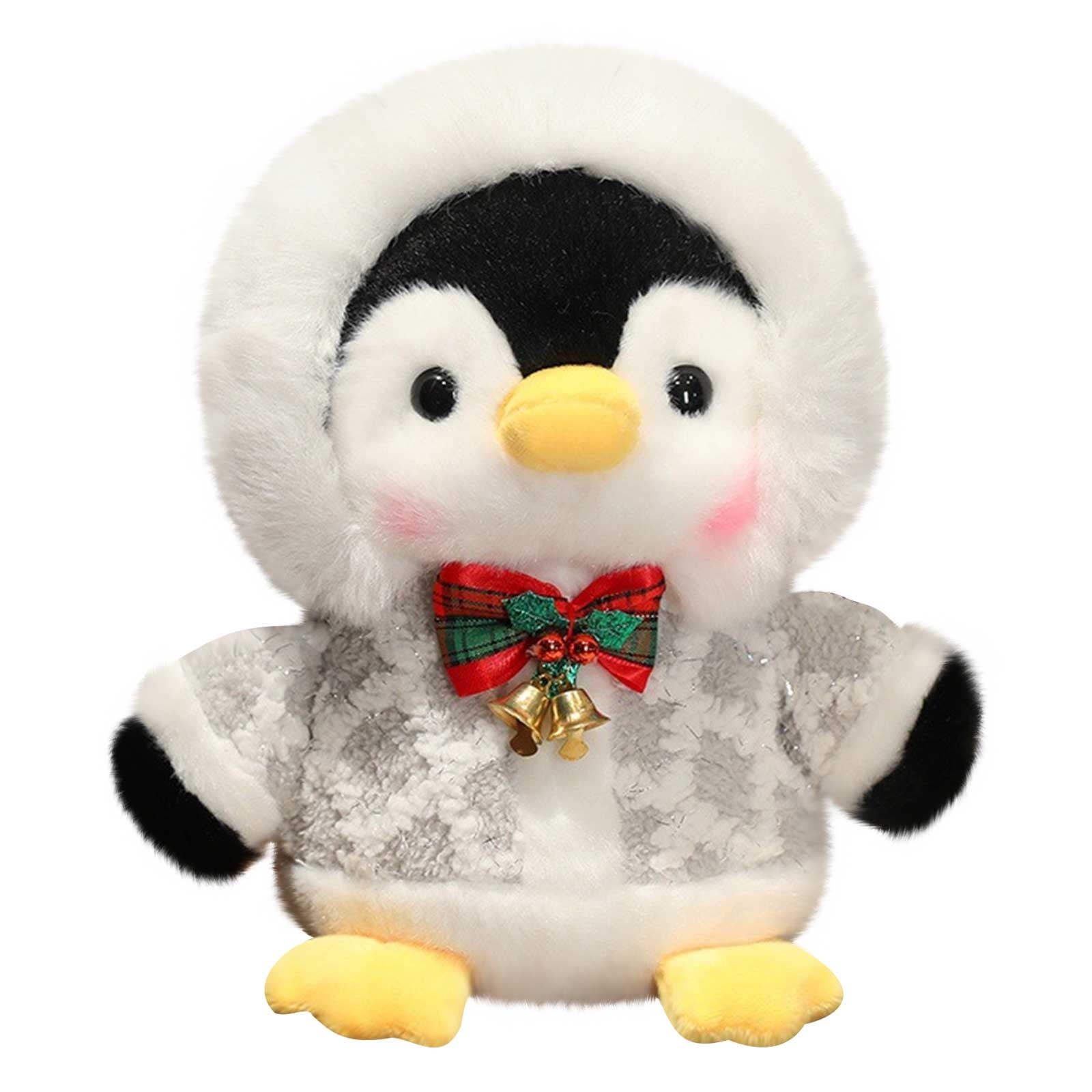 Bpyeka Plush Toys, Christmas Decorative Doll Cute Penguin Doll Mall ...