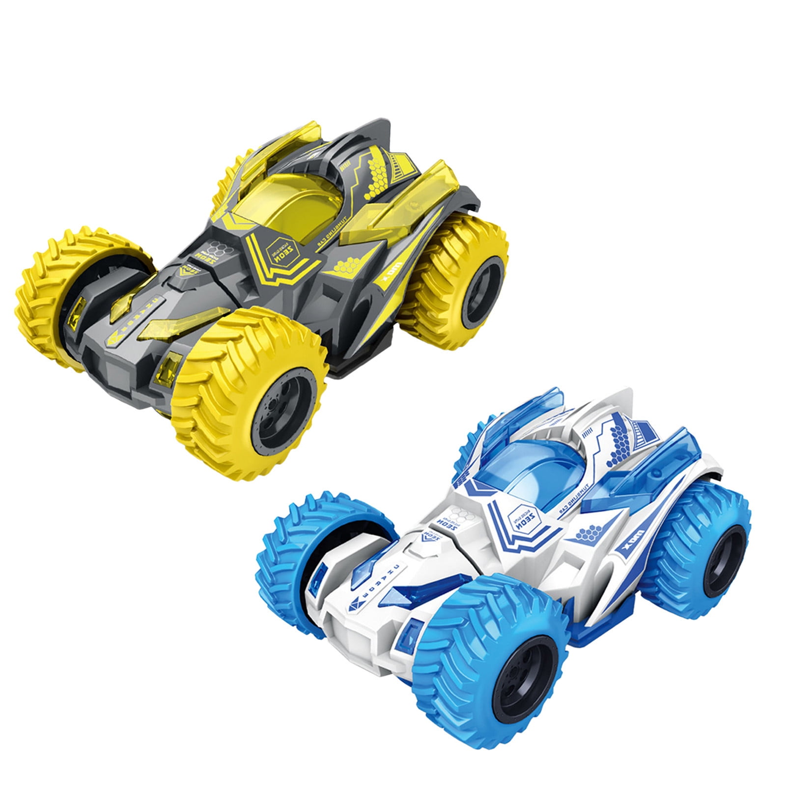 Bpyeka Remote Control Car 2PC Children's Four-Wheel Drive Off-Road ...
