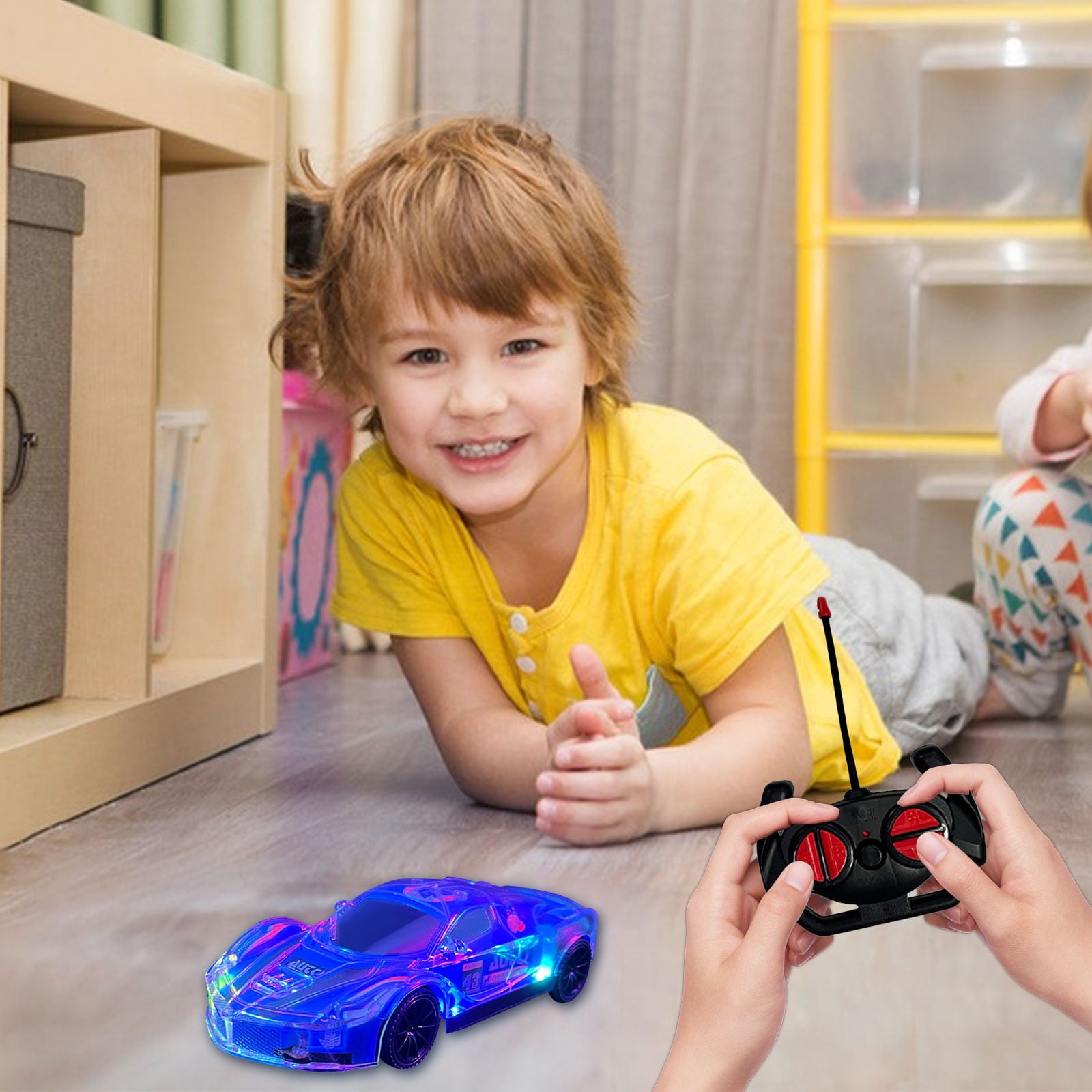 Bpyeka Remote Control Racing Car for Girls Boys 3 4-7 Children's Remote ...