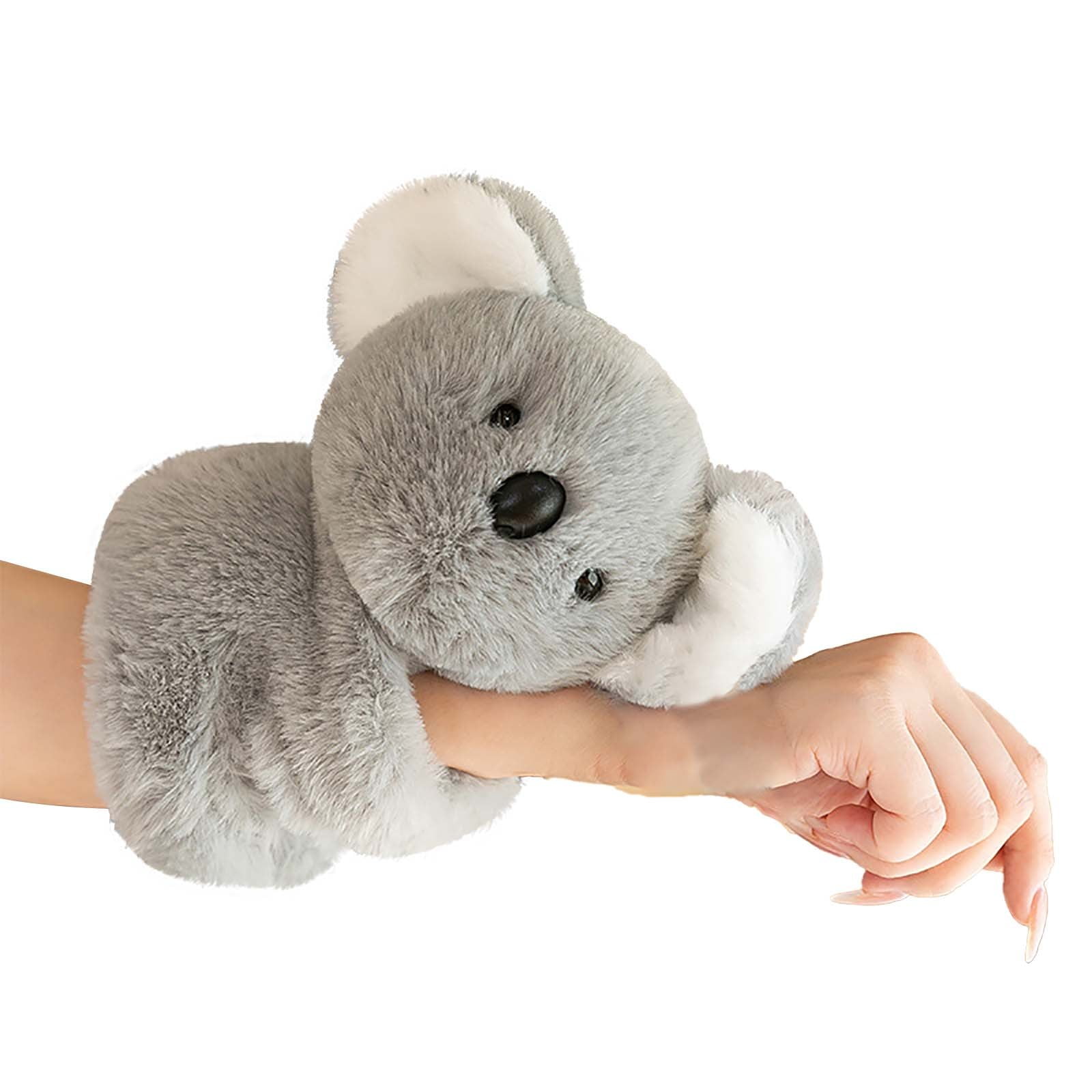 Bpyeka Stuffed Animals Slap Bracelets Plush Animals for Kids, Snap ...