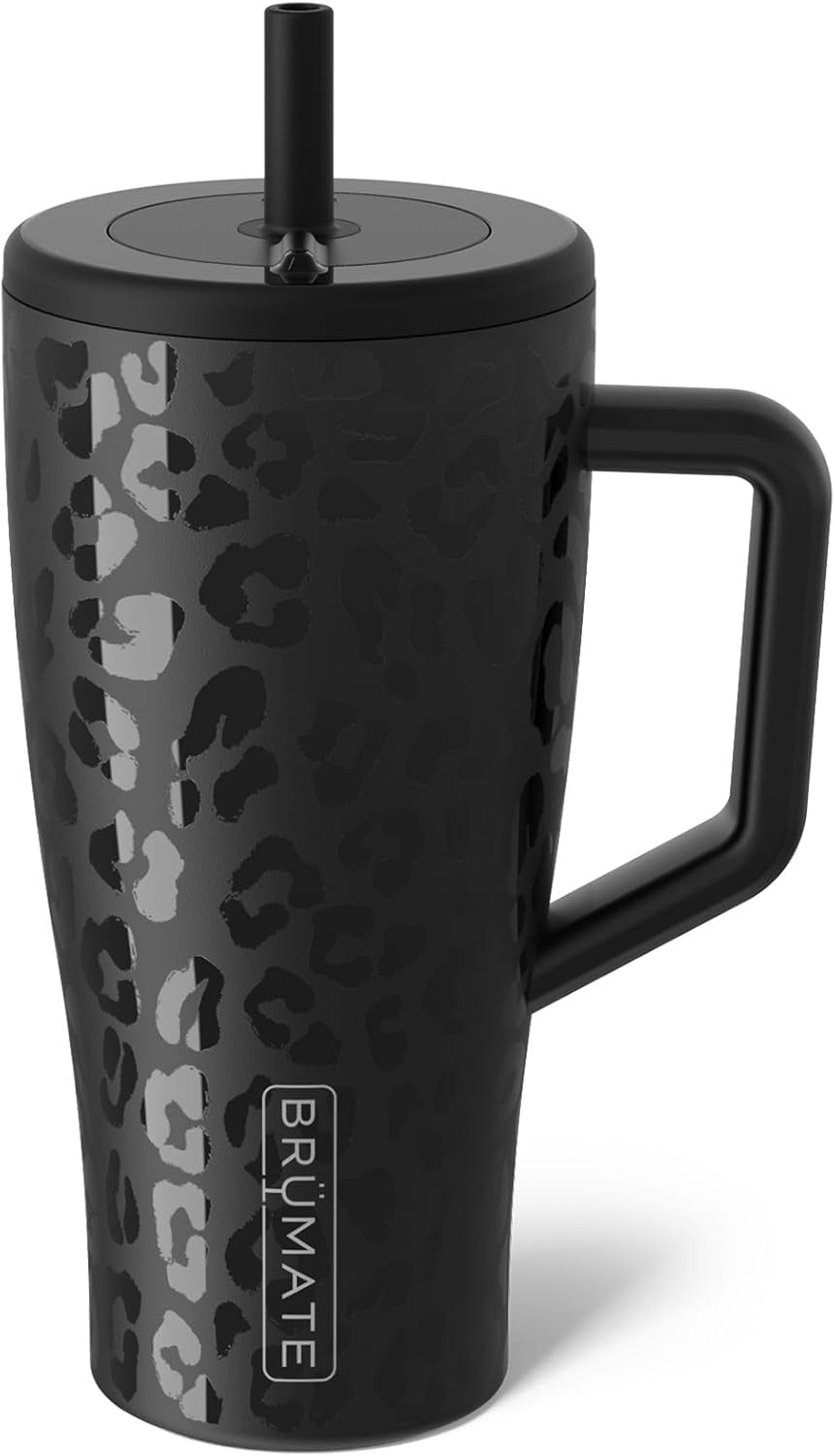 BrüMate Era 30 oz Tumbler with Handle and Straw | 100% Leakproof Insulated Tumbler with Lid and ...